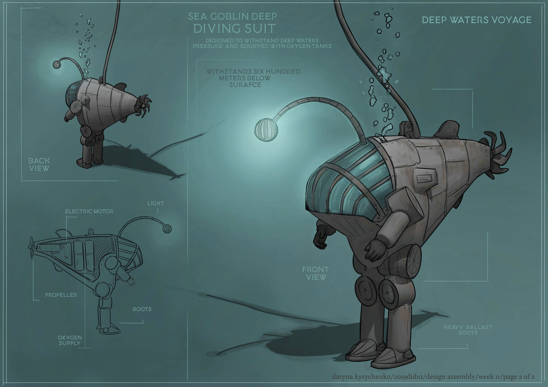 ArtStation - DEEP SEA SUIT