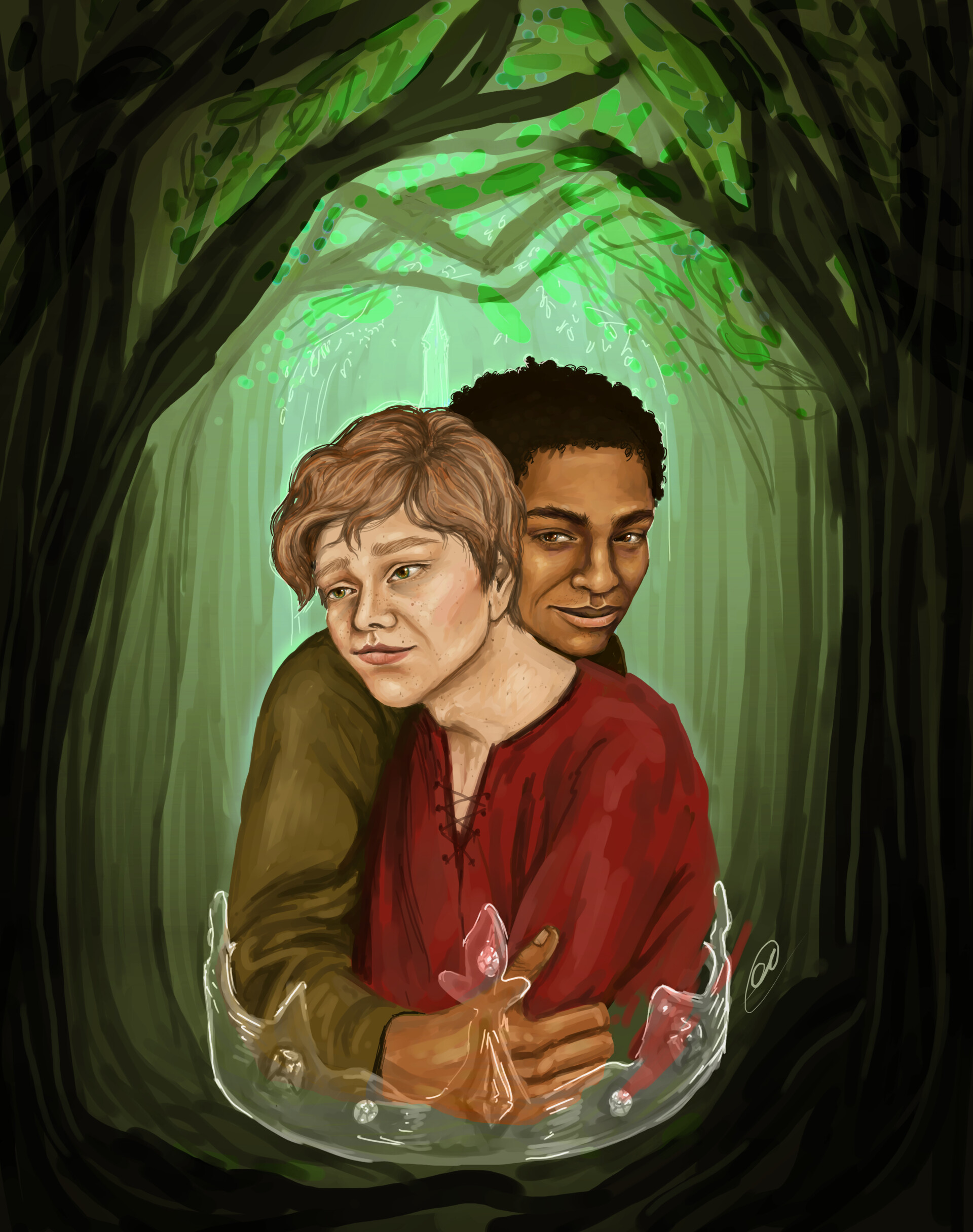 ArtStation - The Prince & The Tower (original digital painting)