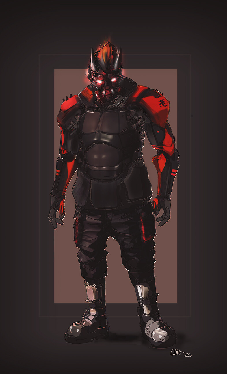 ArtStation - Cyberpunk Oni