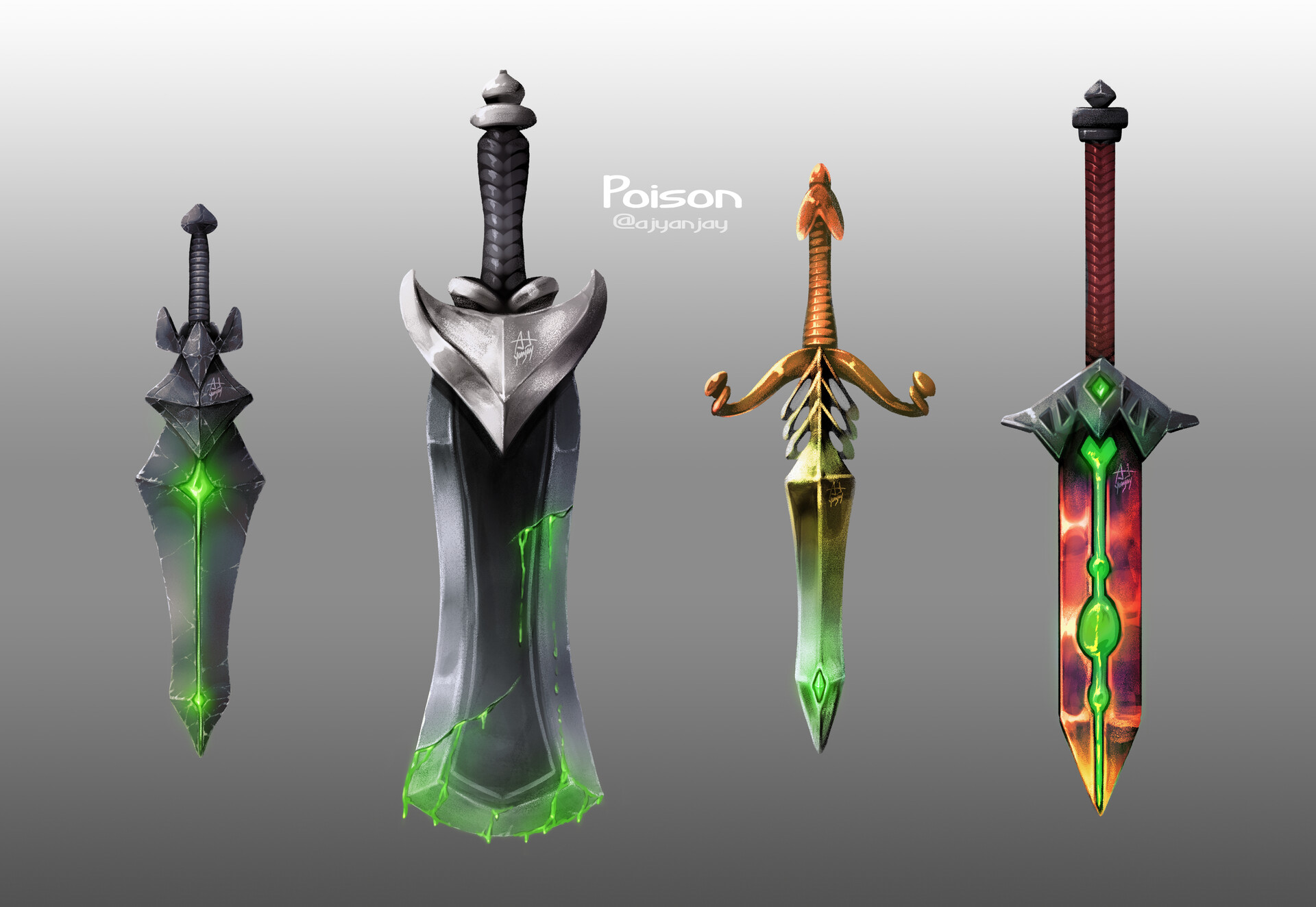 ArtStation - Poison Swords