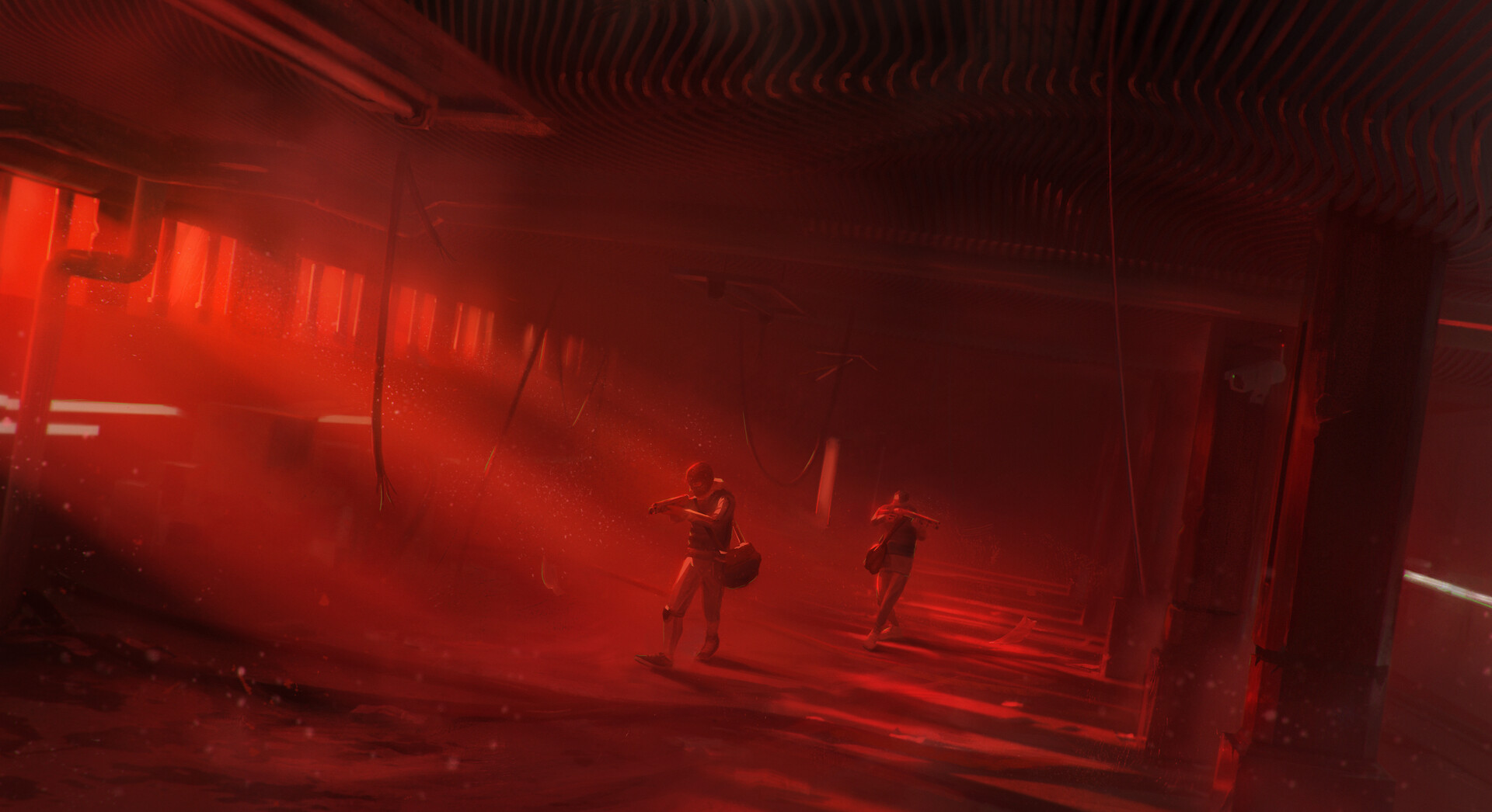 ArtStation - atmospheric scene "time to hunt"