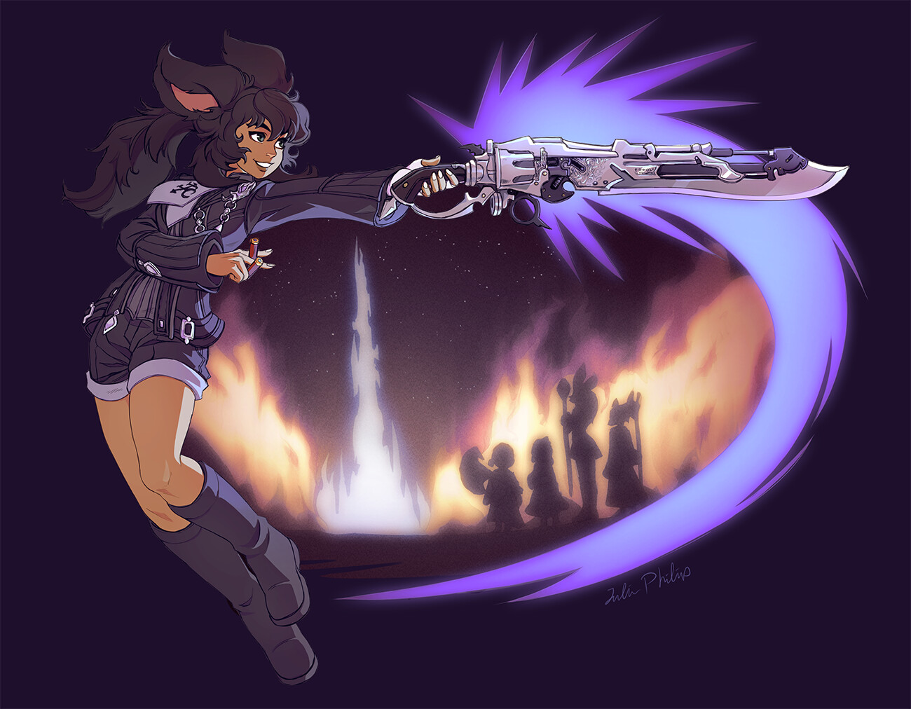 ArtStation - Shadowbringers - Gunbreaker