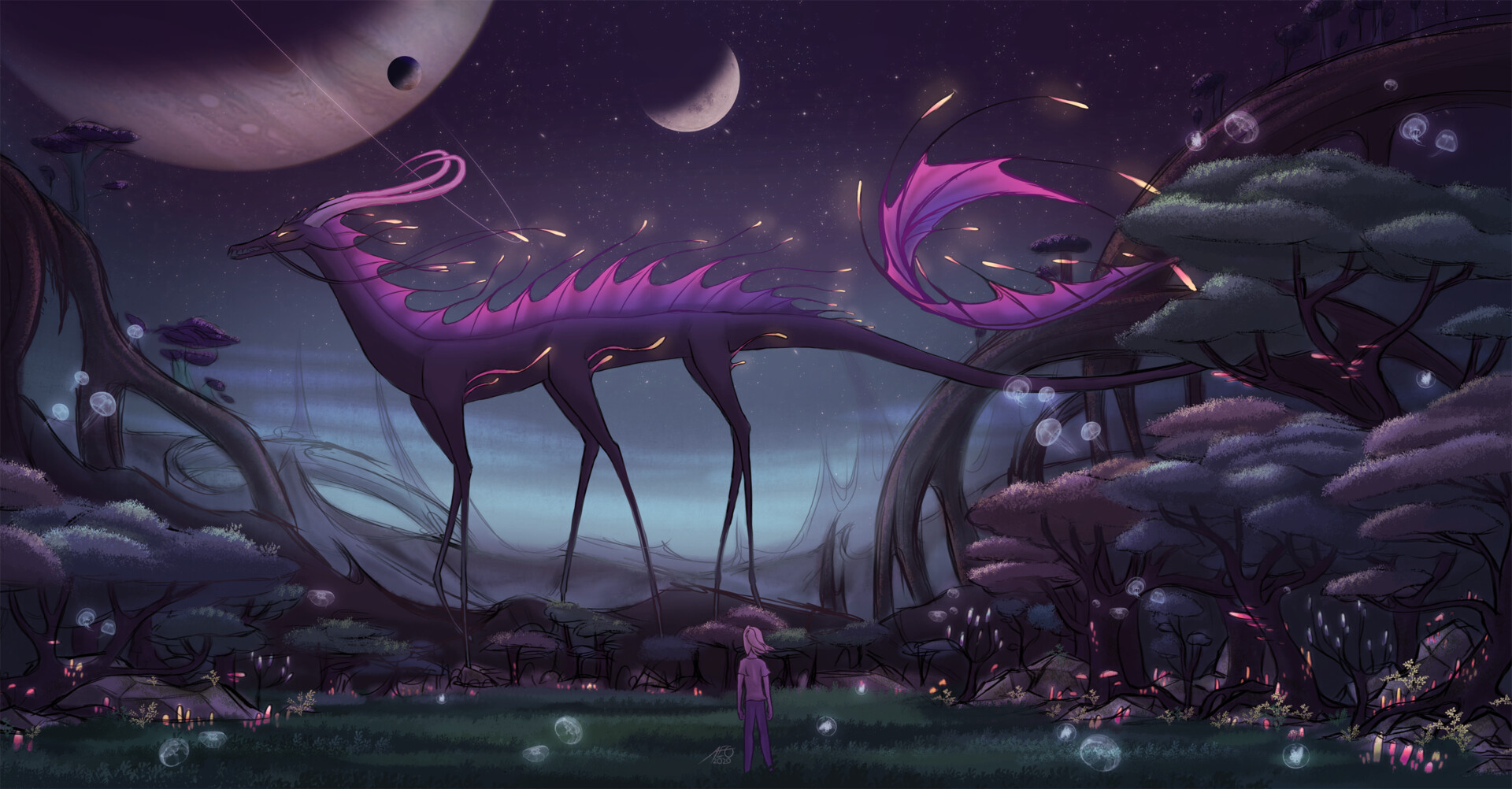 ArtStation - The Night Walker
