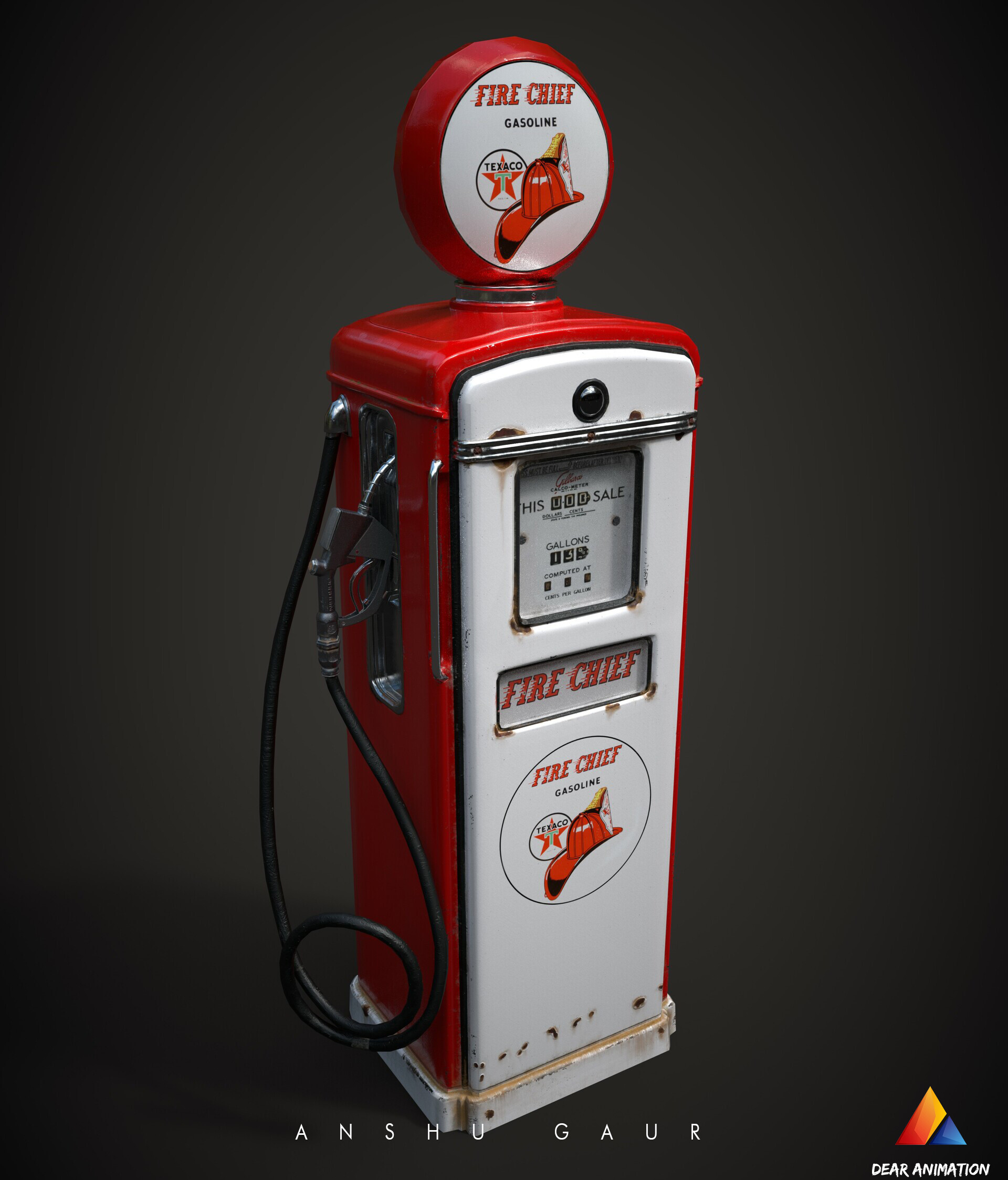 ArtStation - Gas Pump