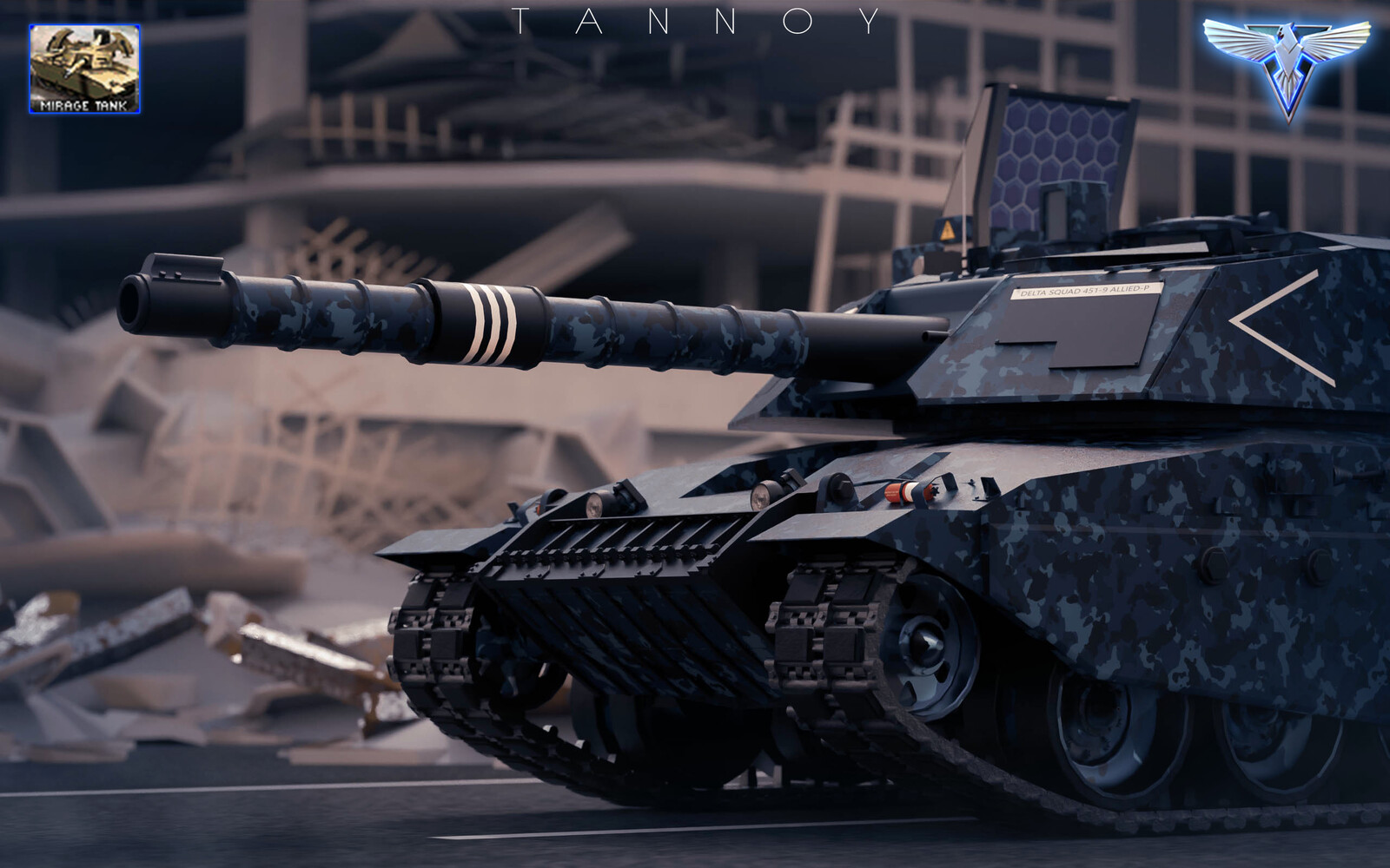 Nickolas Tannoy - Mirage Tank Reimagined - C&C Red Alert 2 {FanArt}