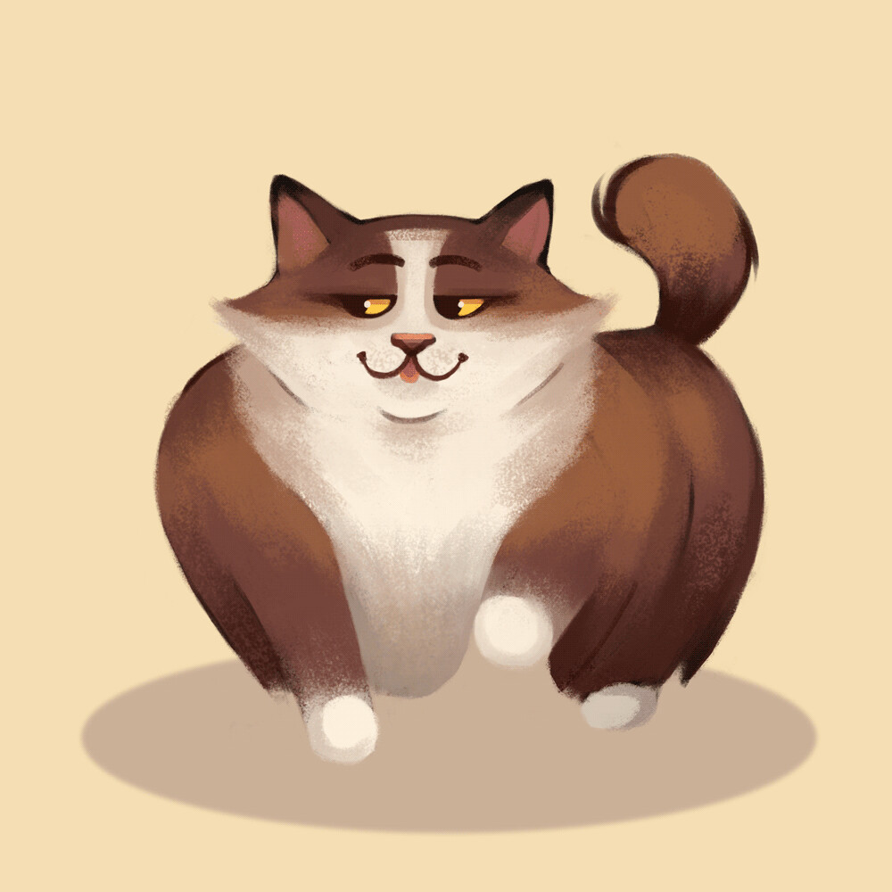 ArtStation - Cat gifs