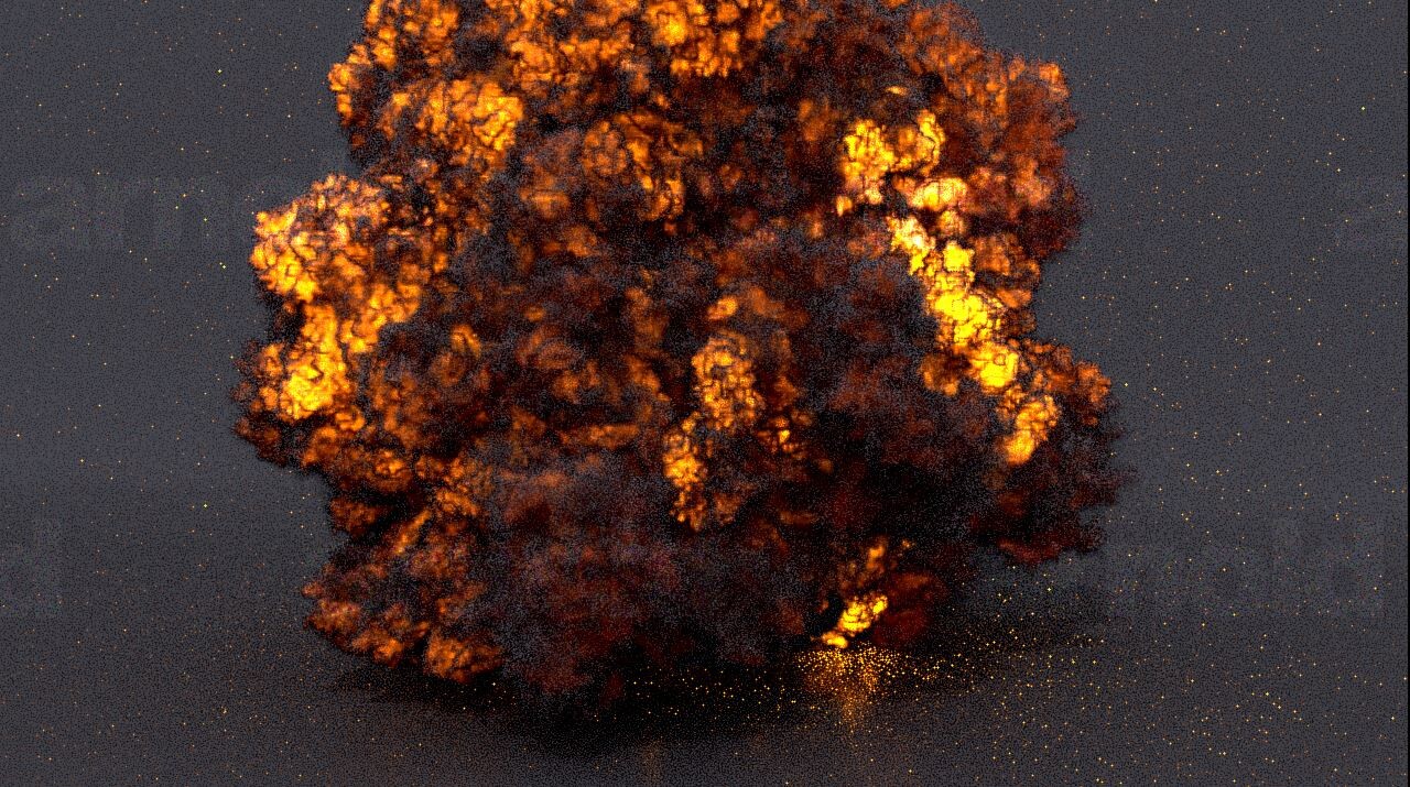 Vu Pham - Tornado & Explosion on Axiom GPU Fluid Solver Plugin For Houdini