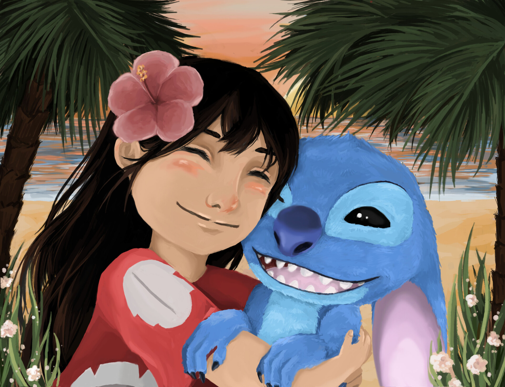 ArtStation - Lilo and Stitch