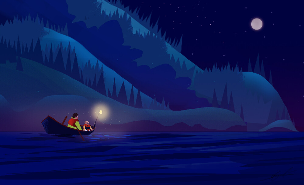 Lost on the Sea by Emanuela Ardelean : r/ImaginarySeascapes