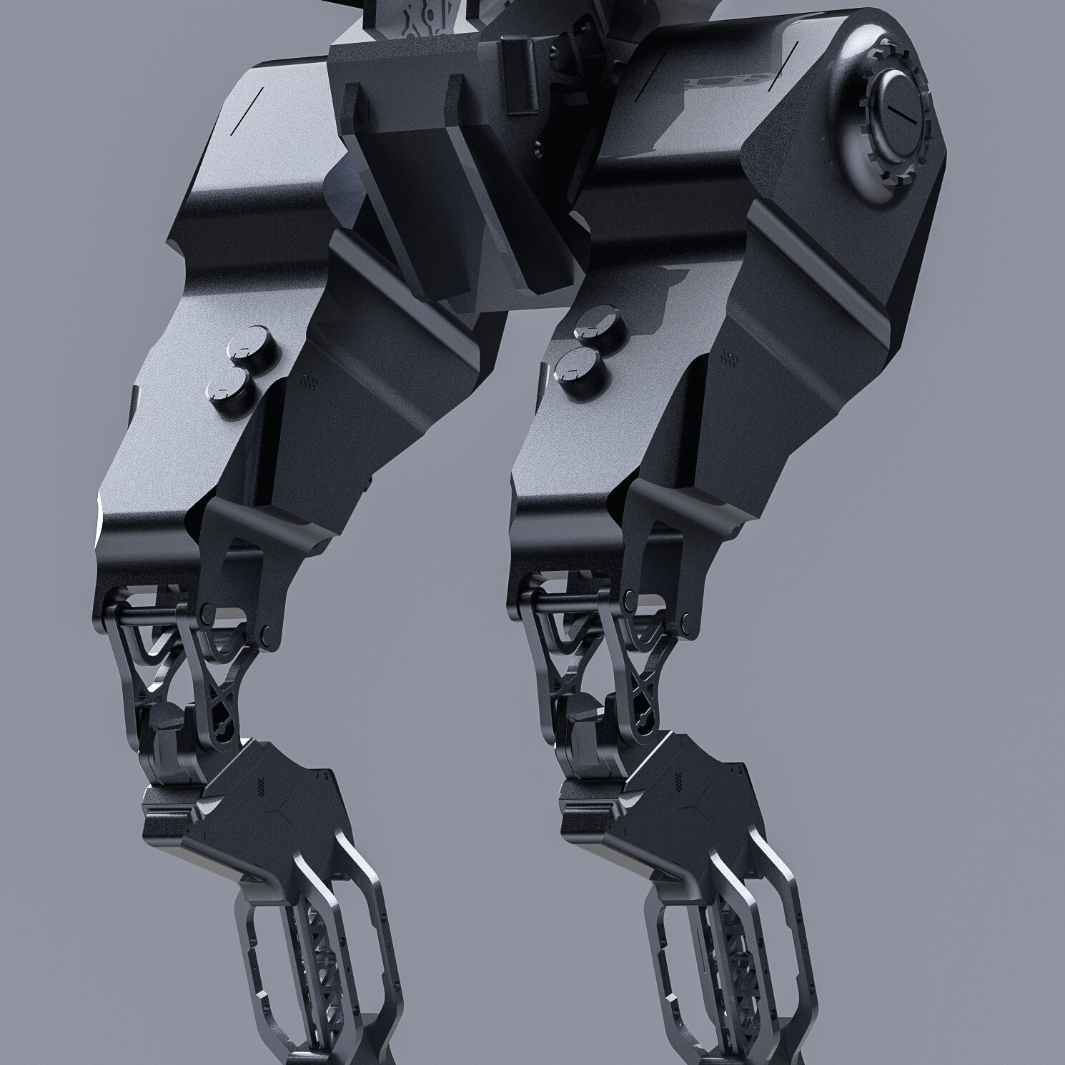 ArtStation - Mecha leg