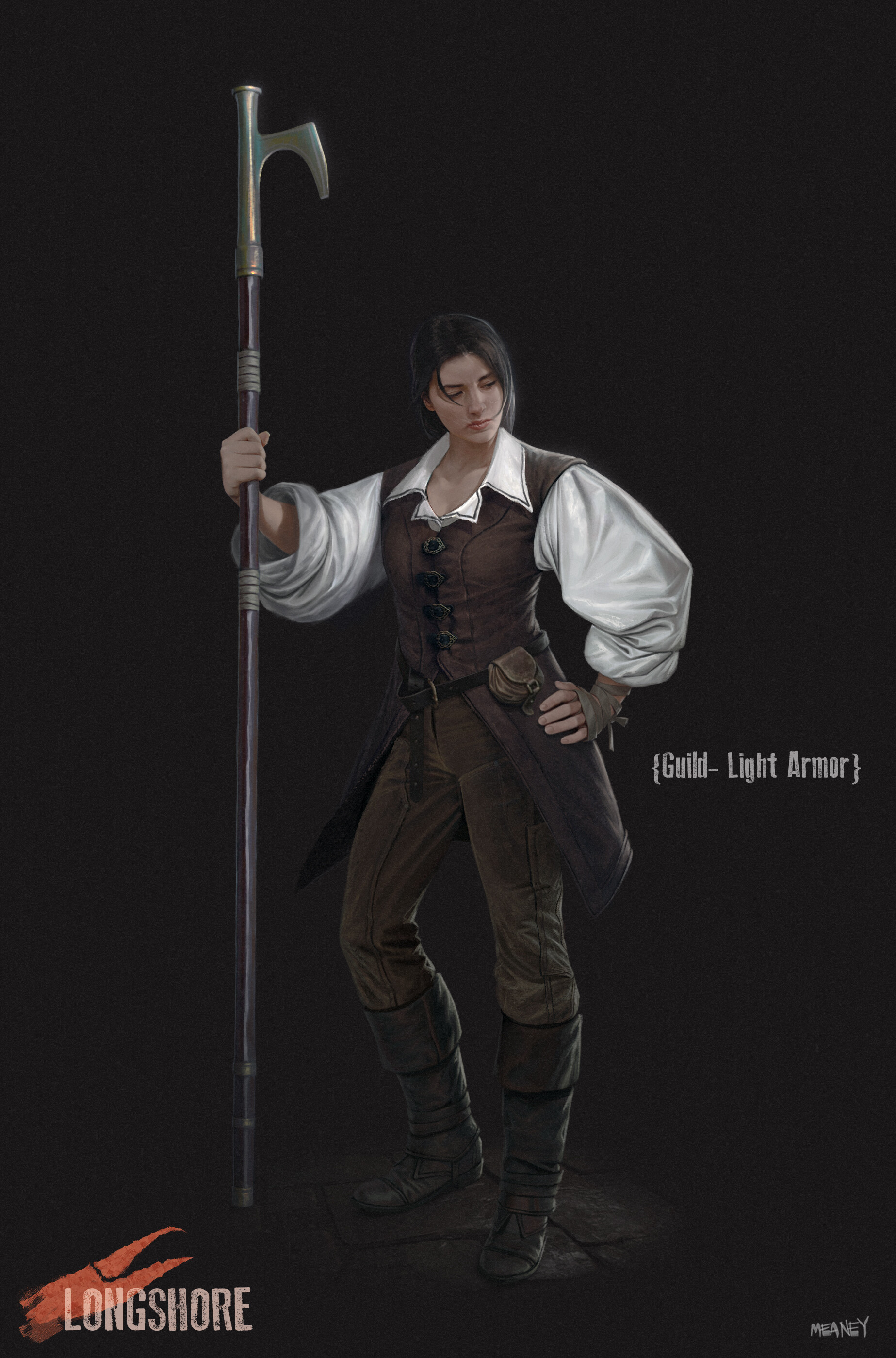 ArtStation - Guild Hunter- Light Armor (Longshore Project)