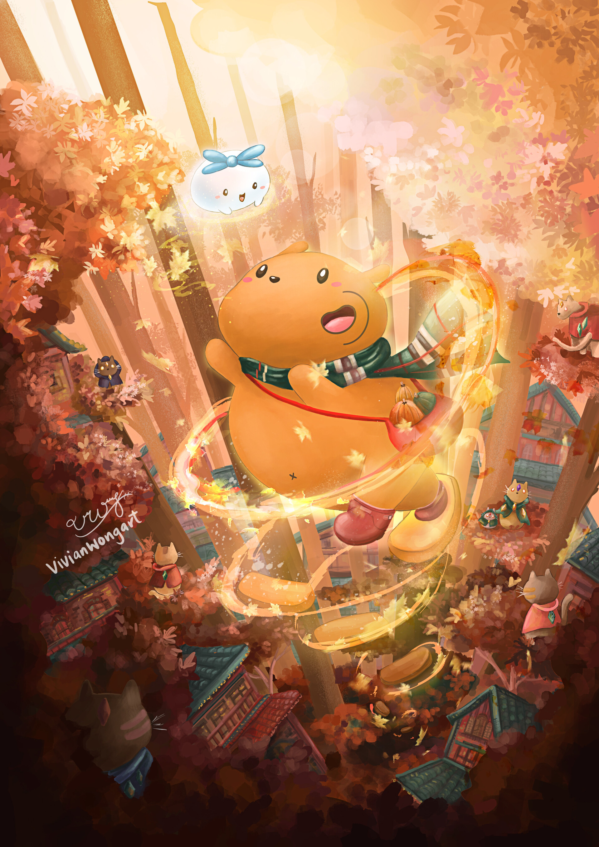 ArtStation - Gu&Bu's Amber Dance