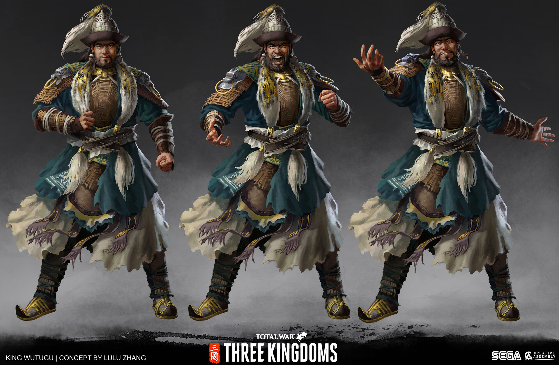 ArtStation - Total War: Three Kingdoms - King Wutugu
