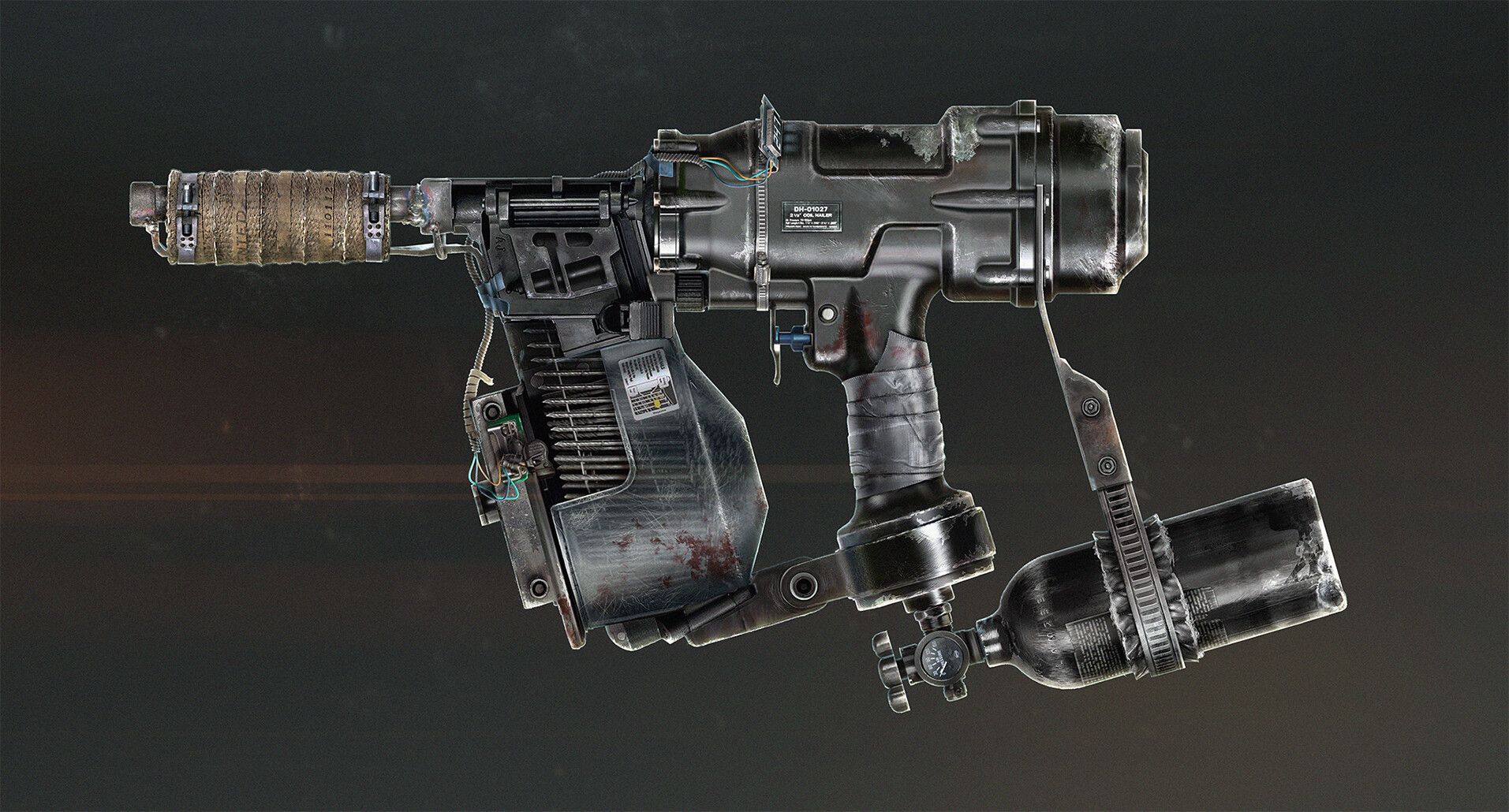 Arthur Gore - modified high pressure nailgun