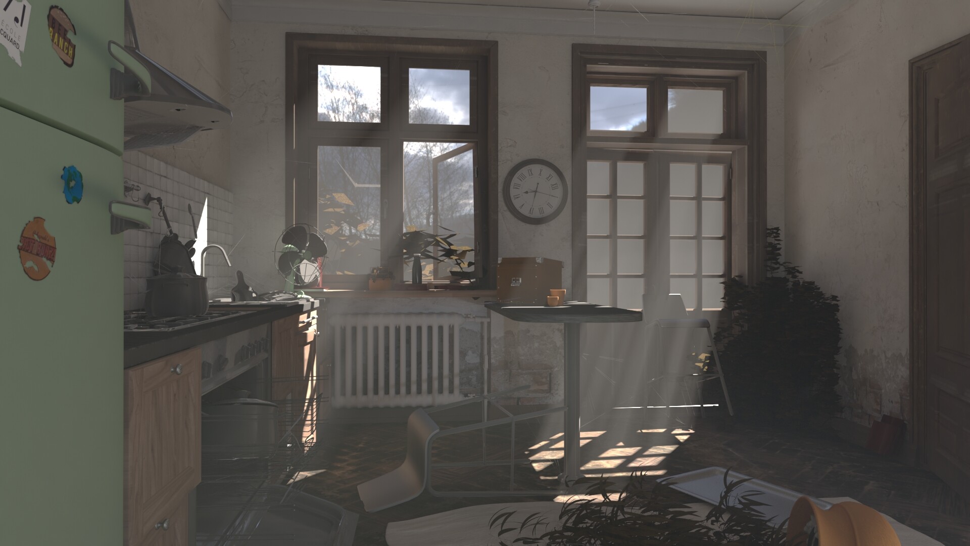 ArtStation - Abandoned Kitchen - Texturing