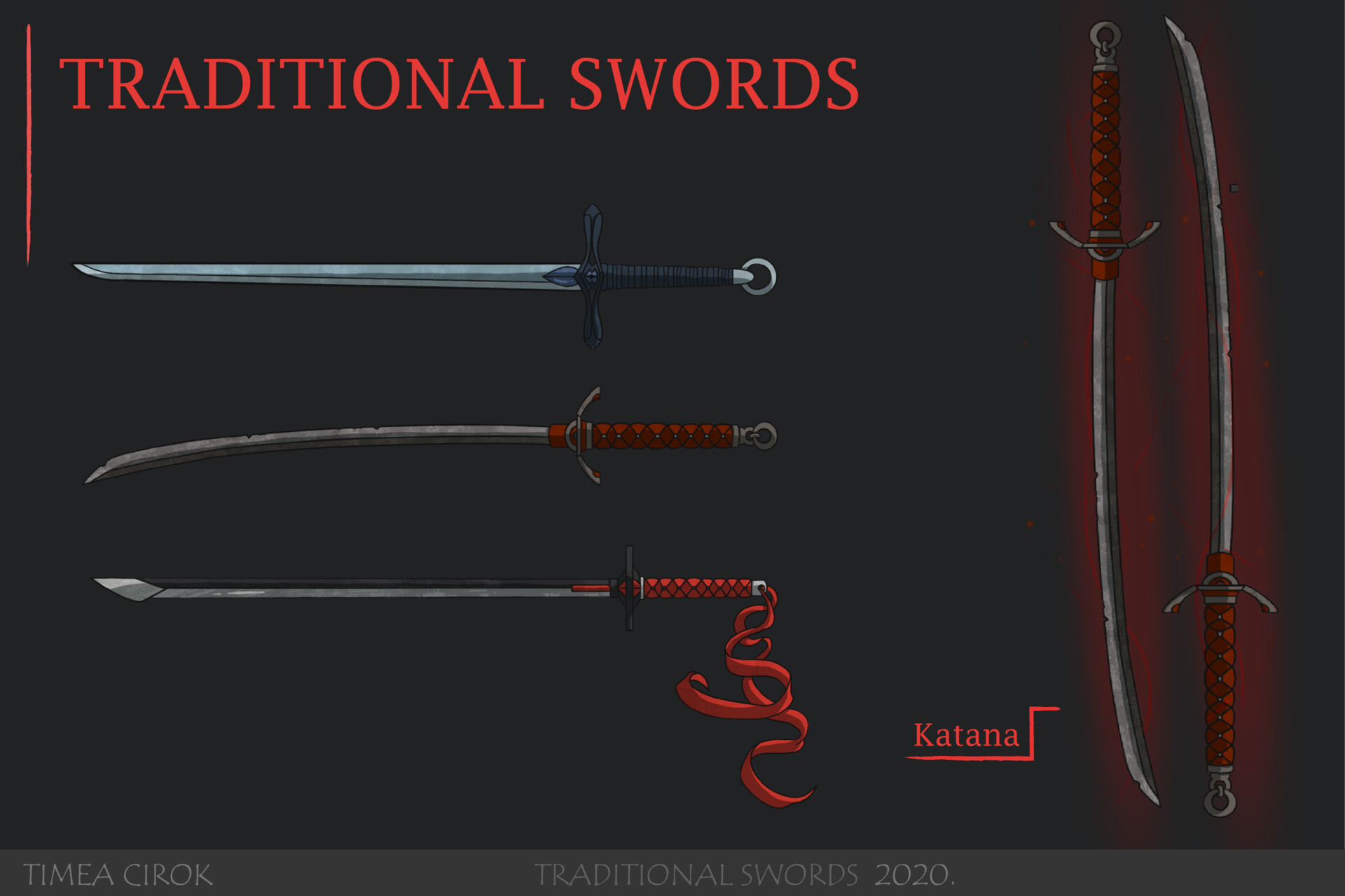 ArtStation - Traditional swords concept