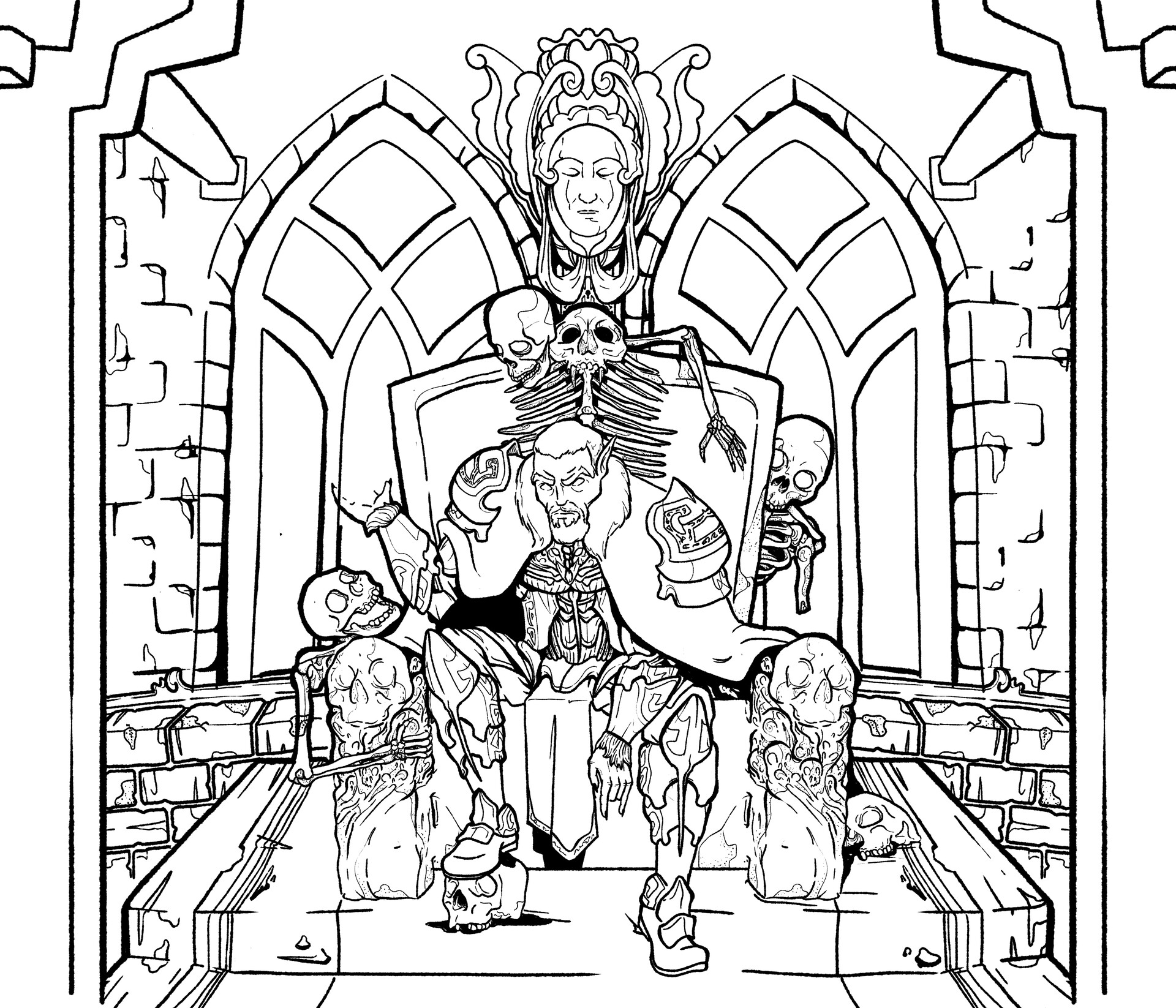 elder scrolls coloring pages
