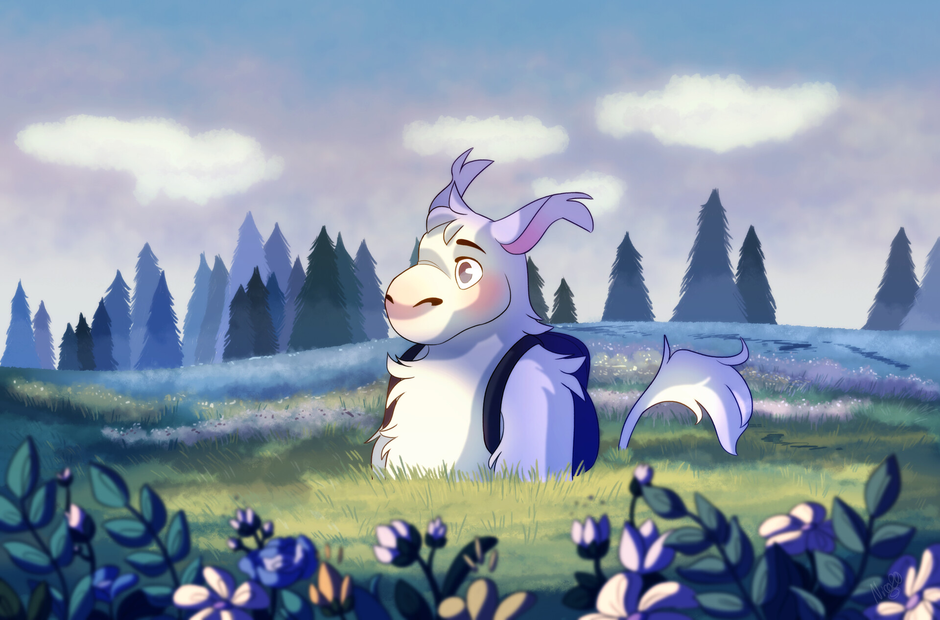 ArtStation - Moomintroll - Screenshot Redraw