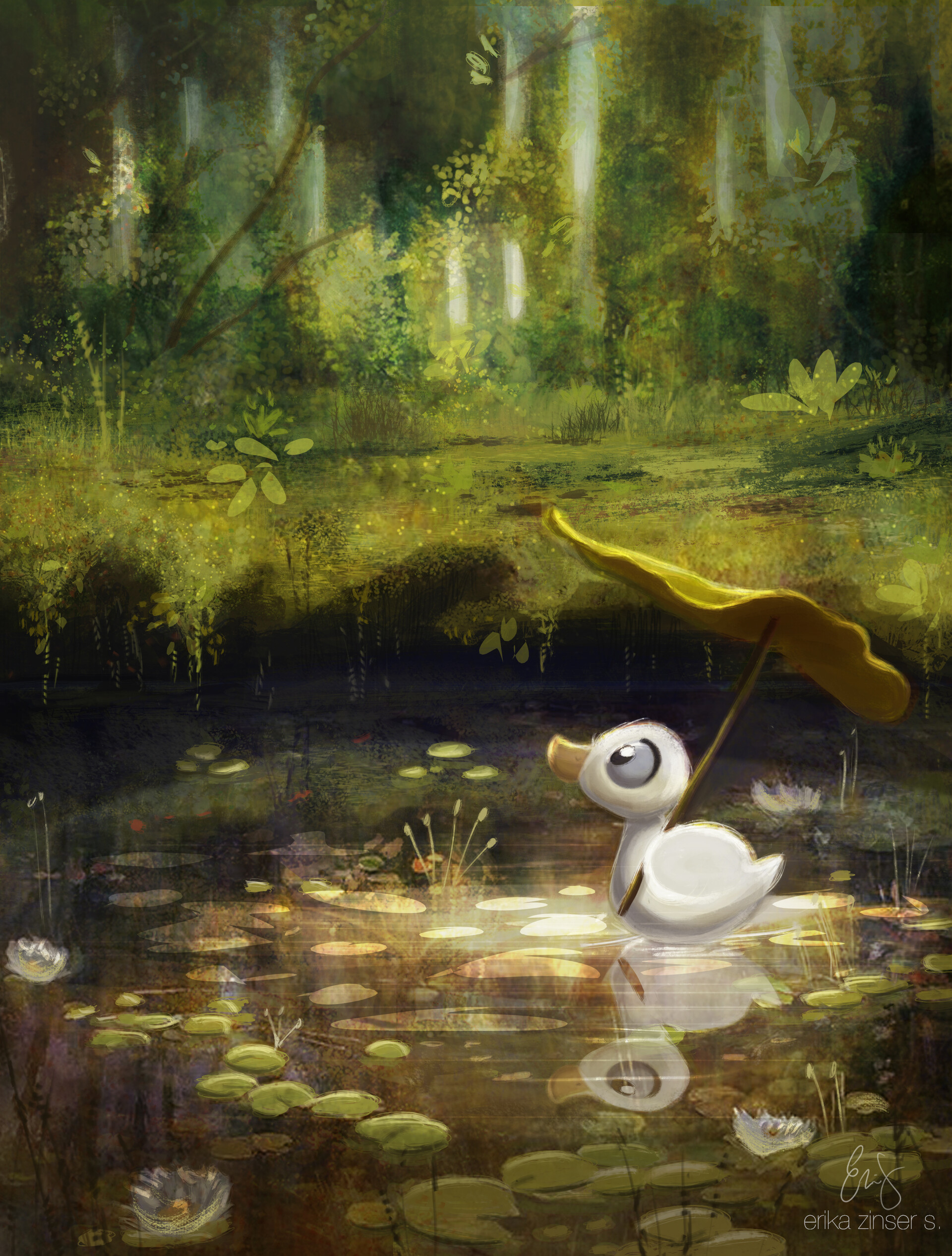ArtStation - Duckling on a Stroll