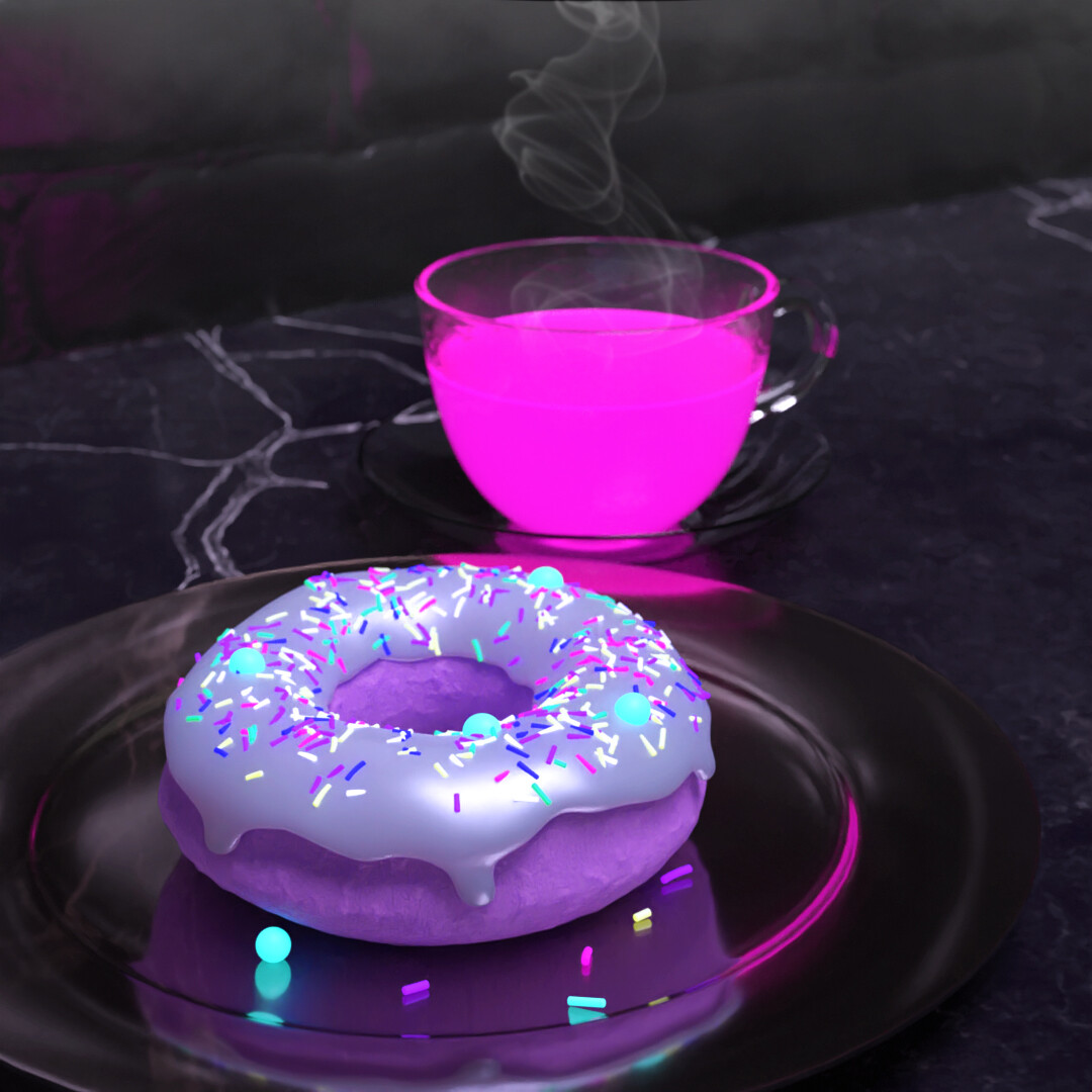 ArtStation - Dreadful Donut and Cursed Coffee