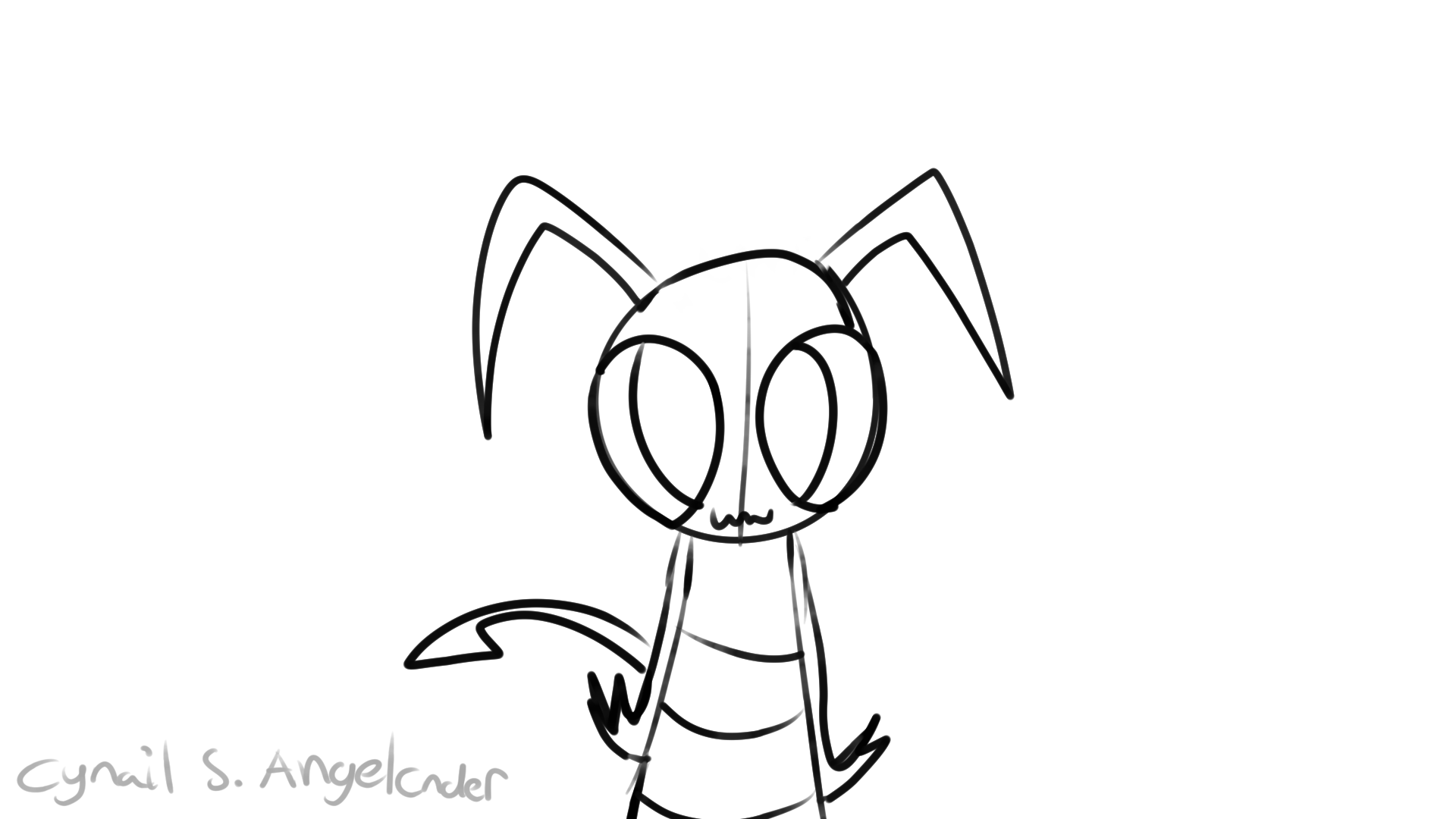 how to draw nodding head