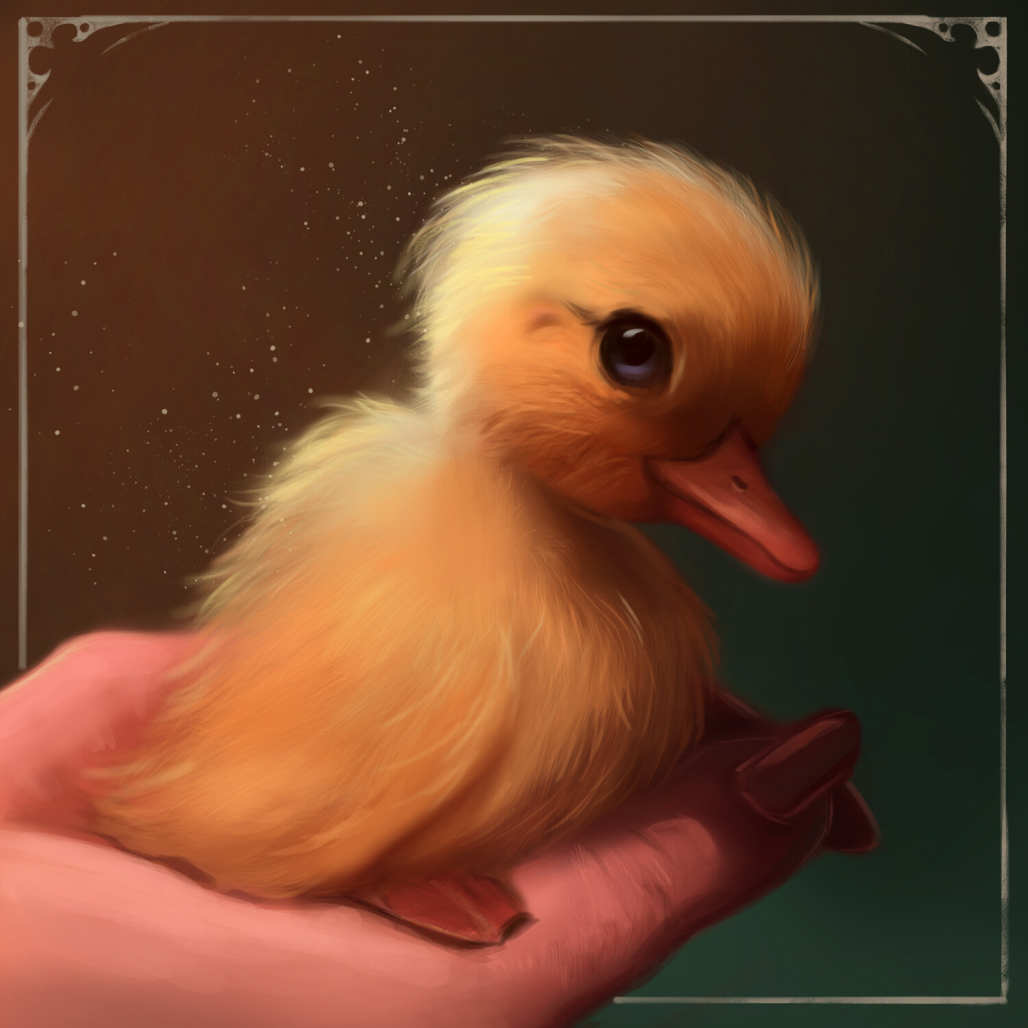 ArtStation - a baby duck