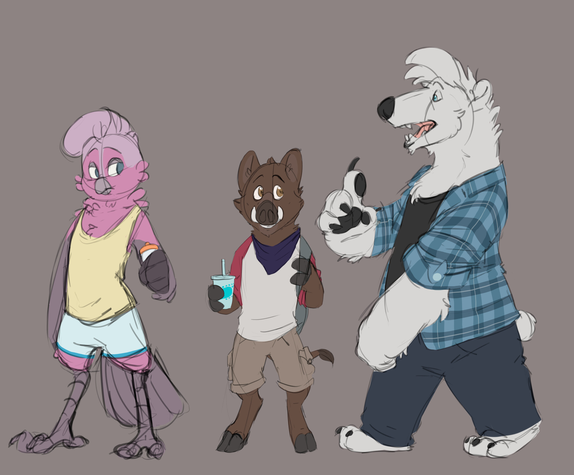 ArtStation - Character lineup 1