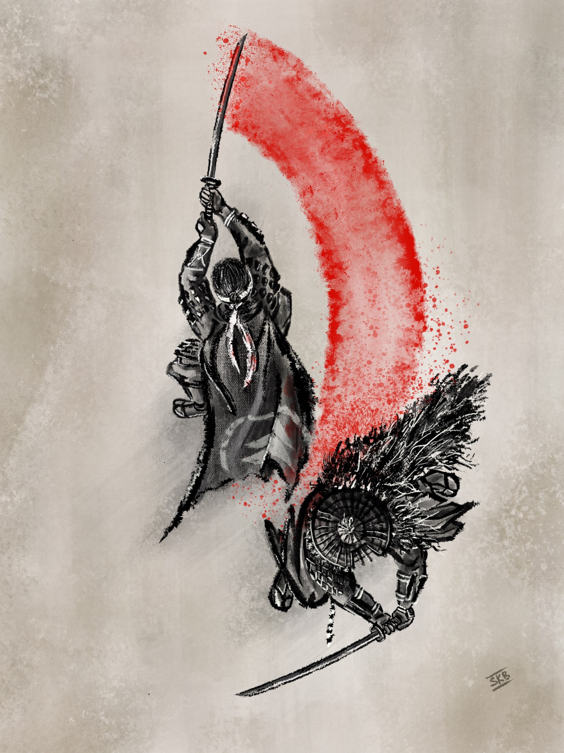 ArtStation - Jin vs Ryuzo