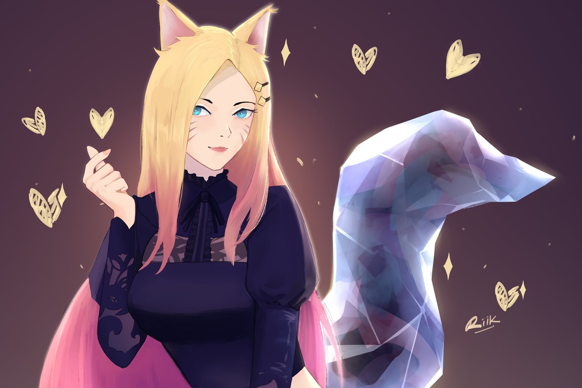 ArtStation - Ahri 'The baddest'