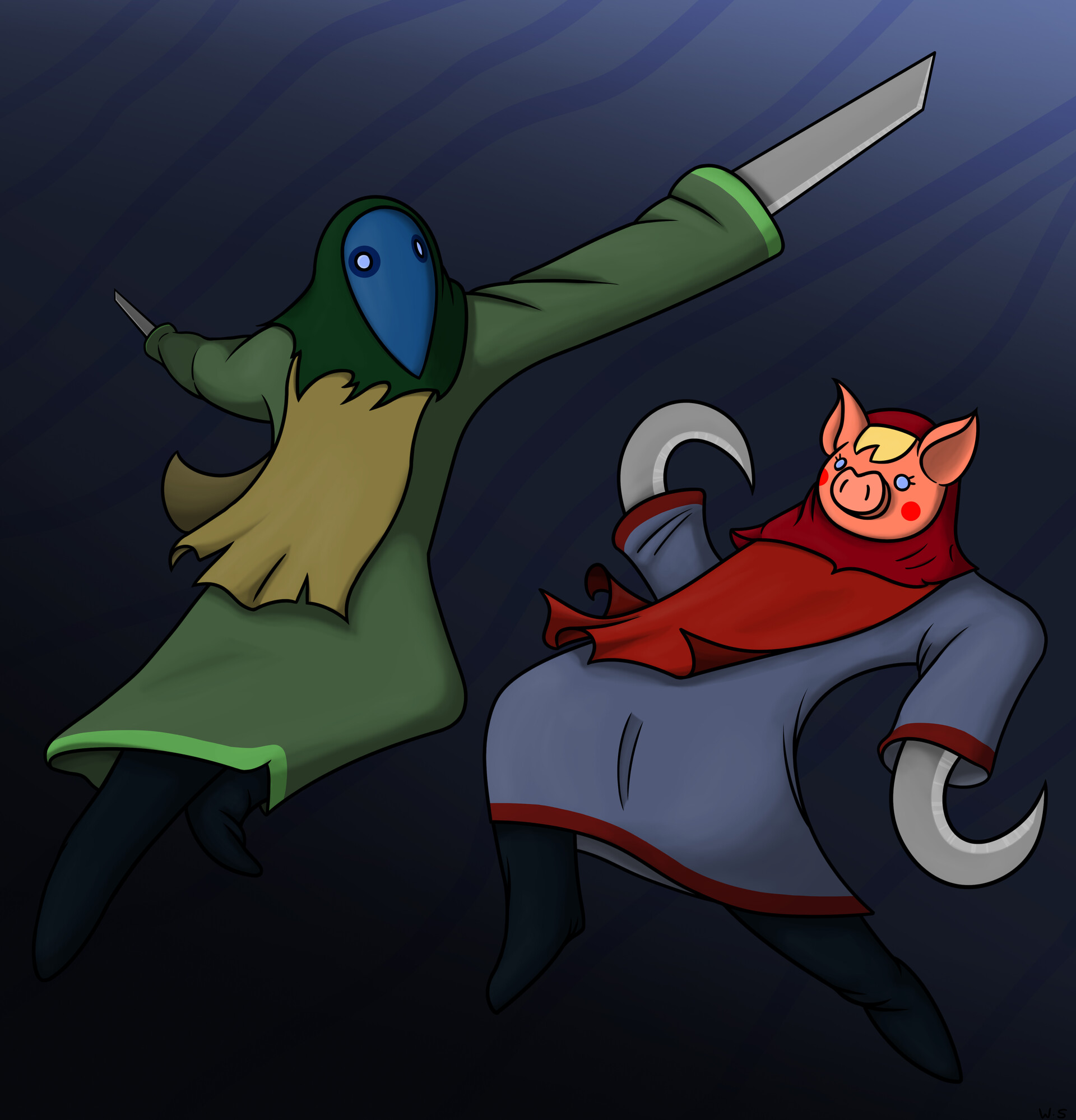 ArtStation - Krow and Pig