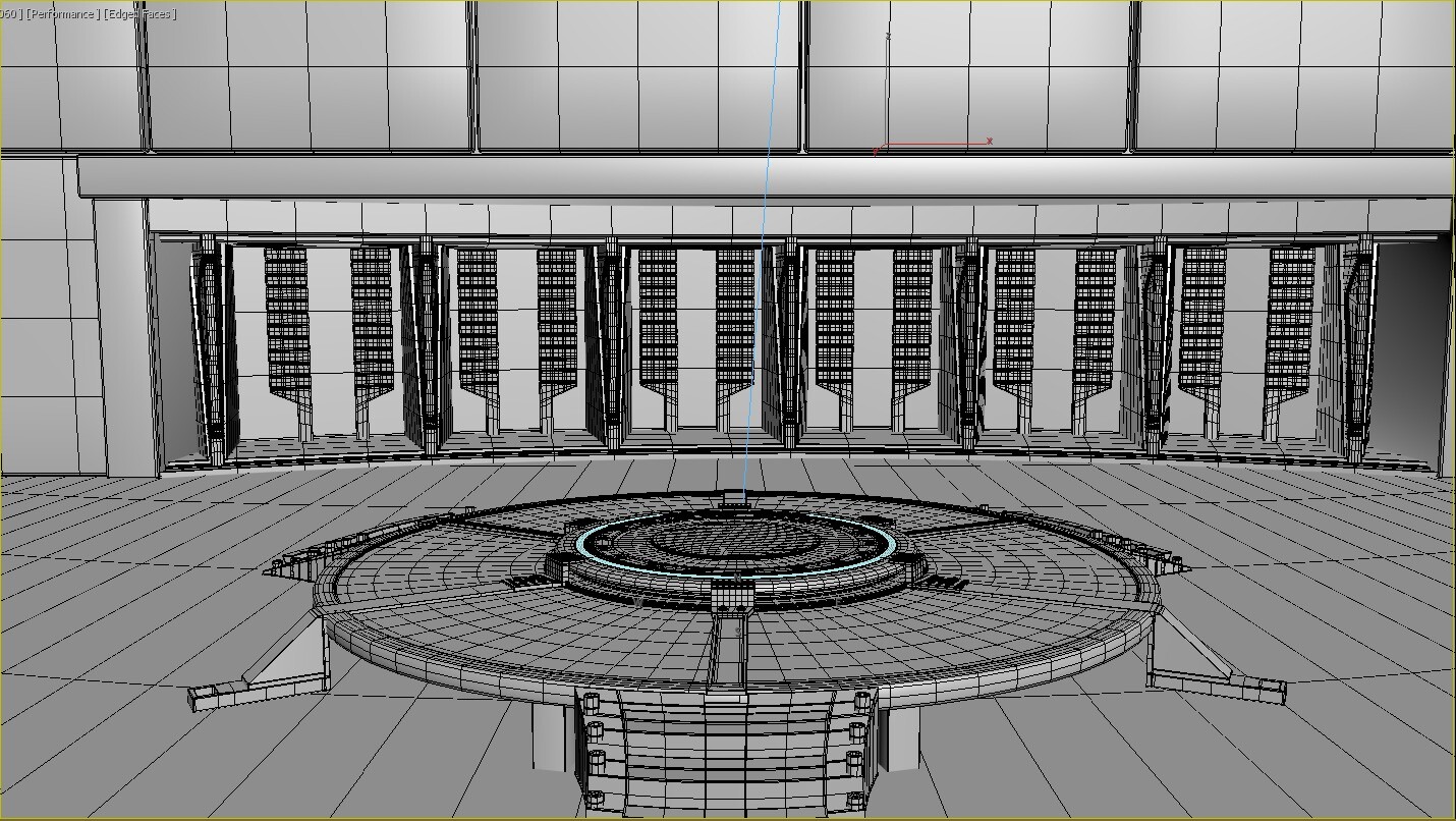 ArtStation - Platform with led.