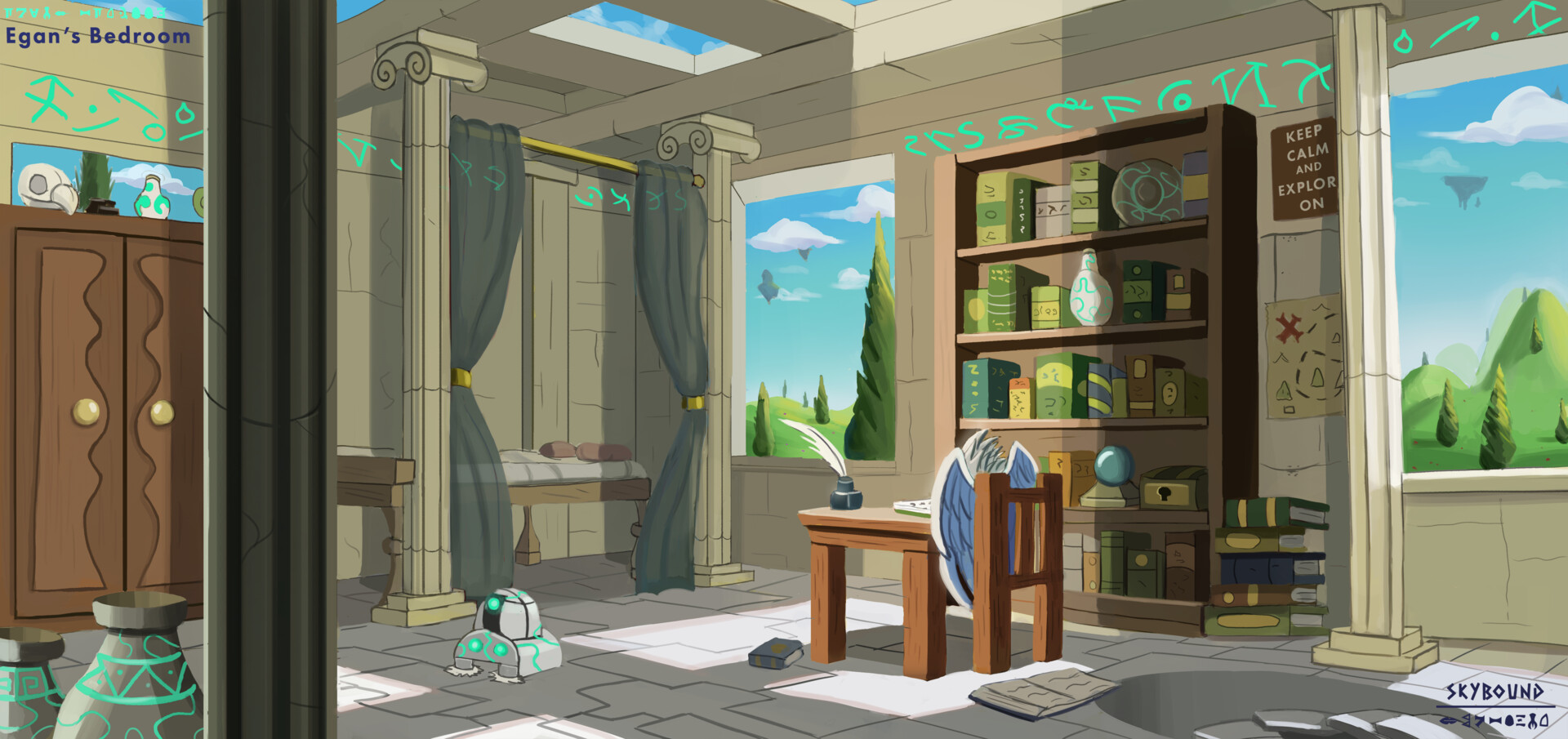 Andrew Moghab - Skybound: Concepts for an animated action/adventure story