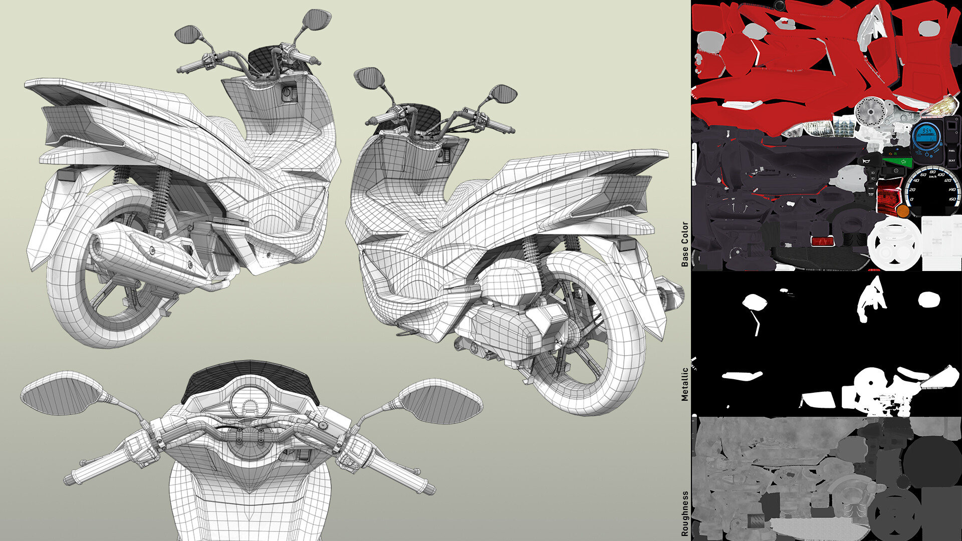 Ahmet Emin Gençerk - Honda PCX 125 - Game Asset