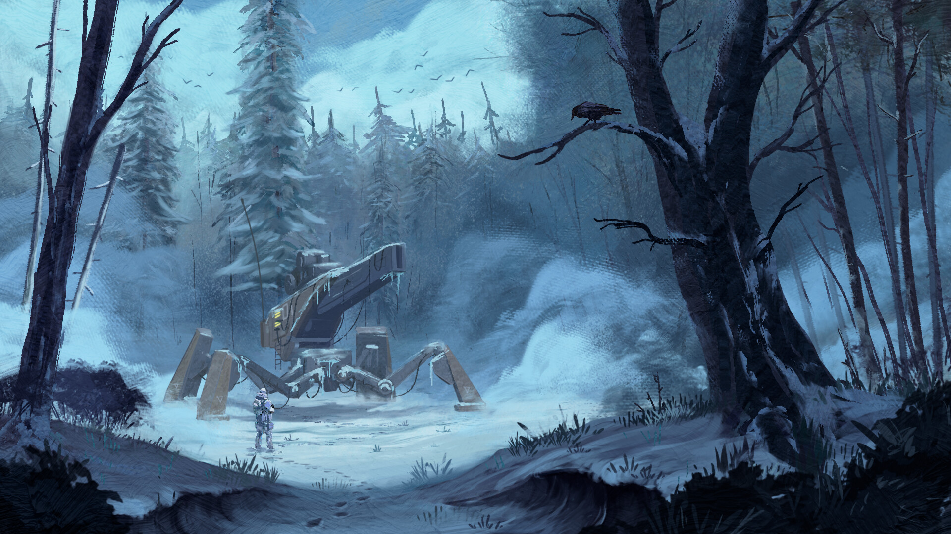 ArtStation - Winter Mecha