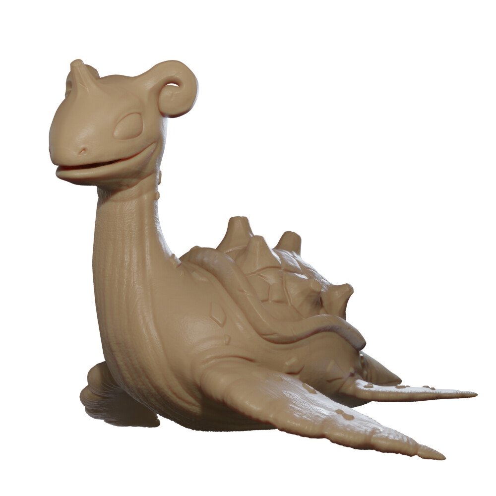 Jamie Dunbar - Lapras - Blender Sculpt