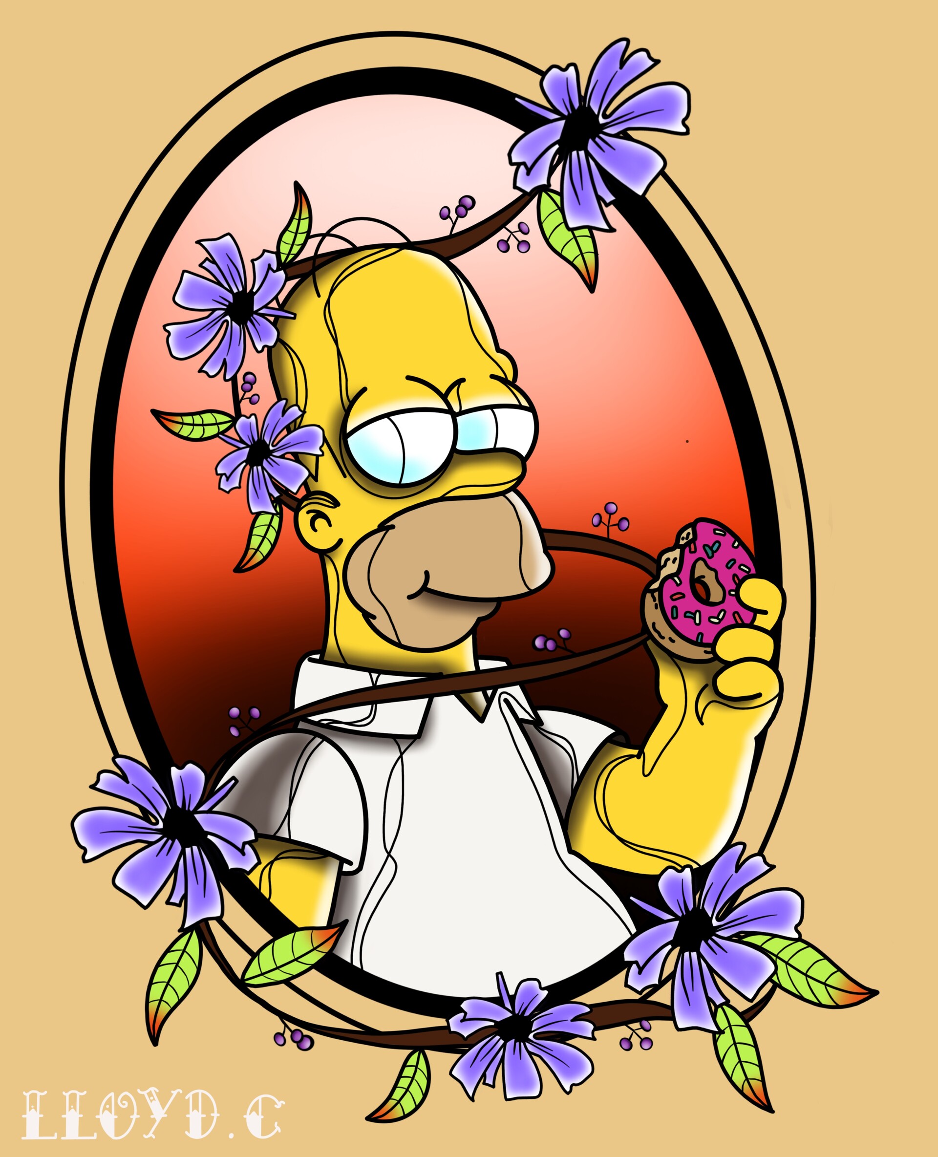ArtStation - Homer at peace