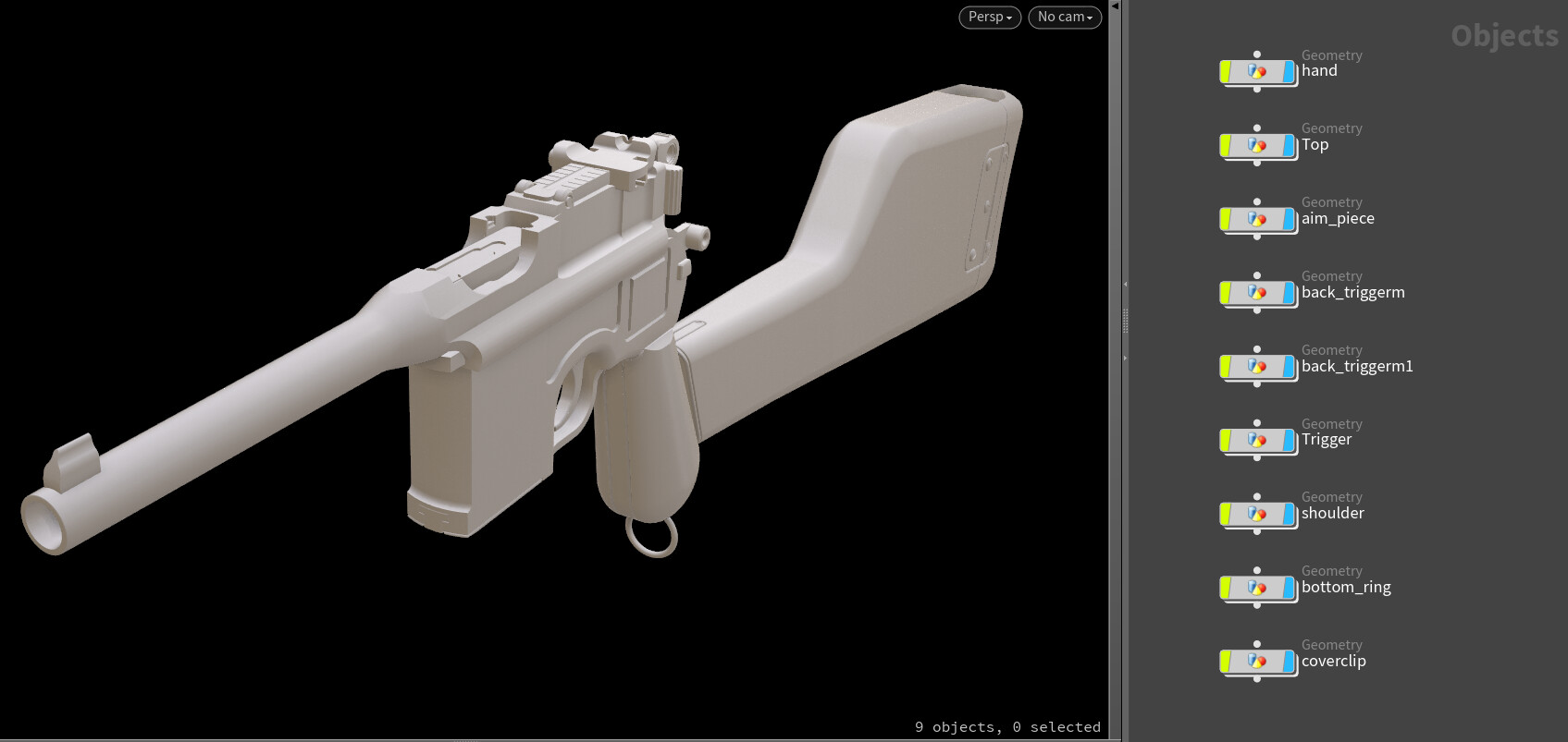 Simon Verstraete - Mauser C96 with Houdini