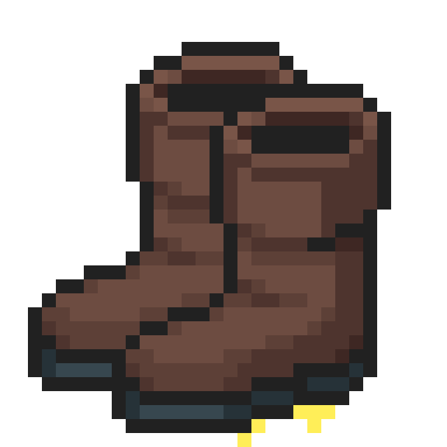 boot icon pixel art