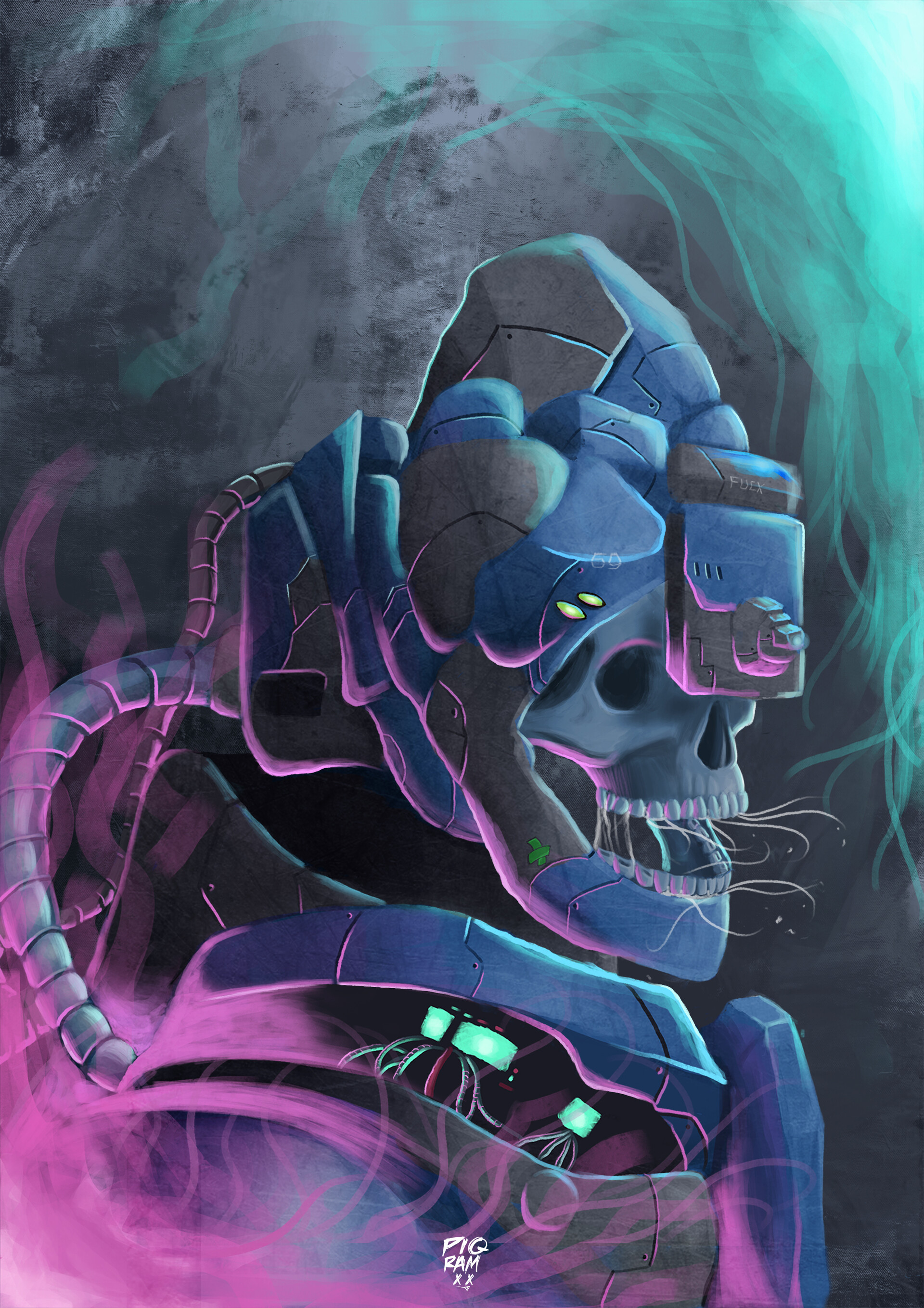 ArtStation - Techno skull forces