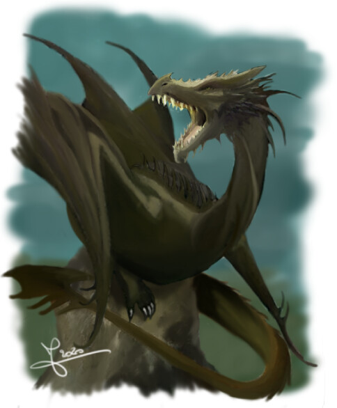 ArtStation - Gold Dragon