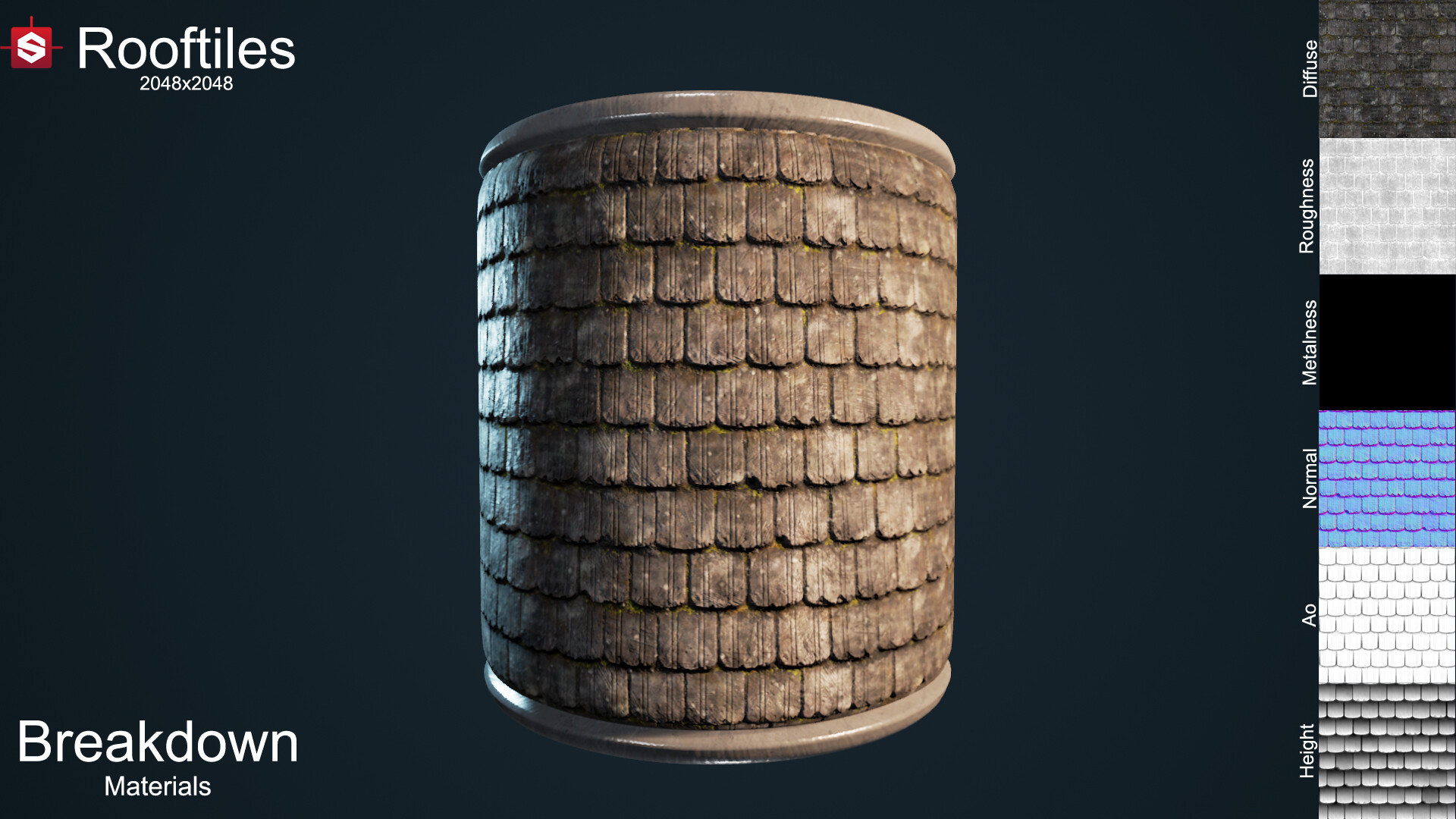 ArtStation - Rooftiles Texture