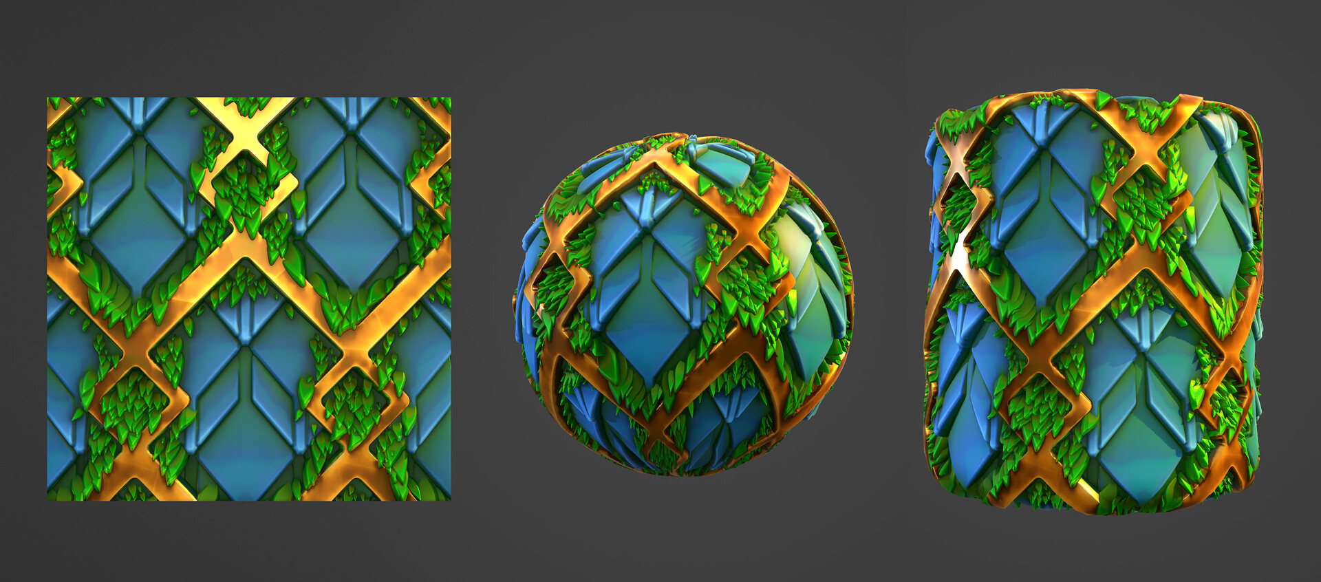 3dExtrude Tutorials - Stylized Fantasy Wall - Substance Designer