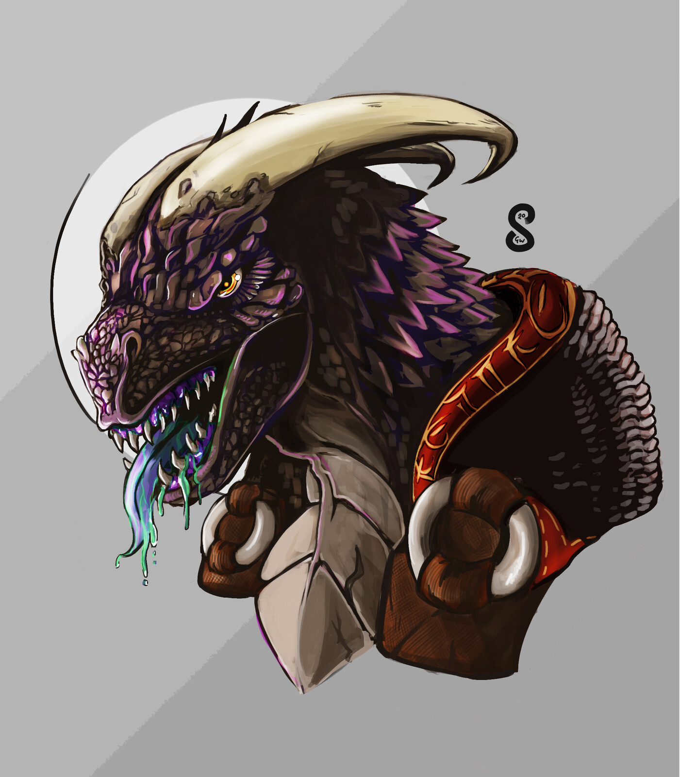 Sion Williams - DnD Portrait - Drok