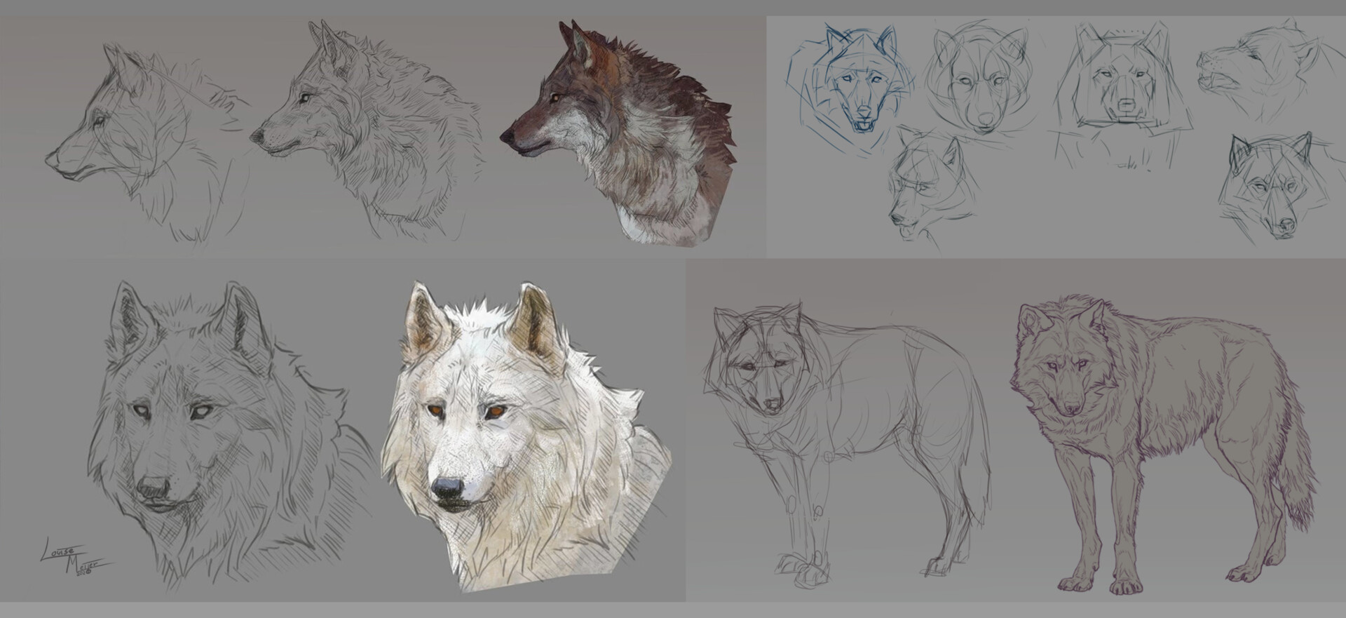 Louise Meijer Åström - Timber wolf - Hobby project