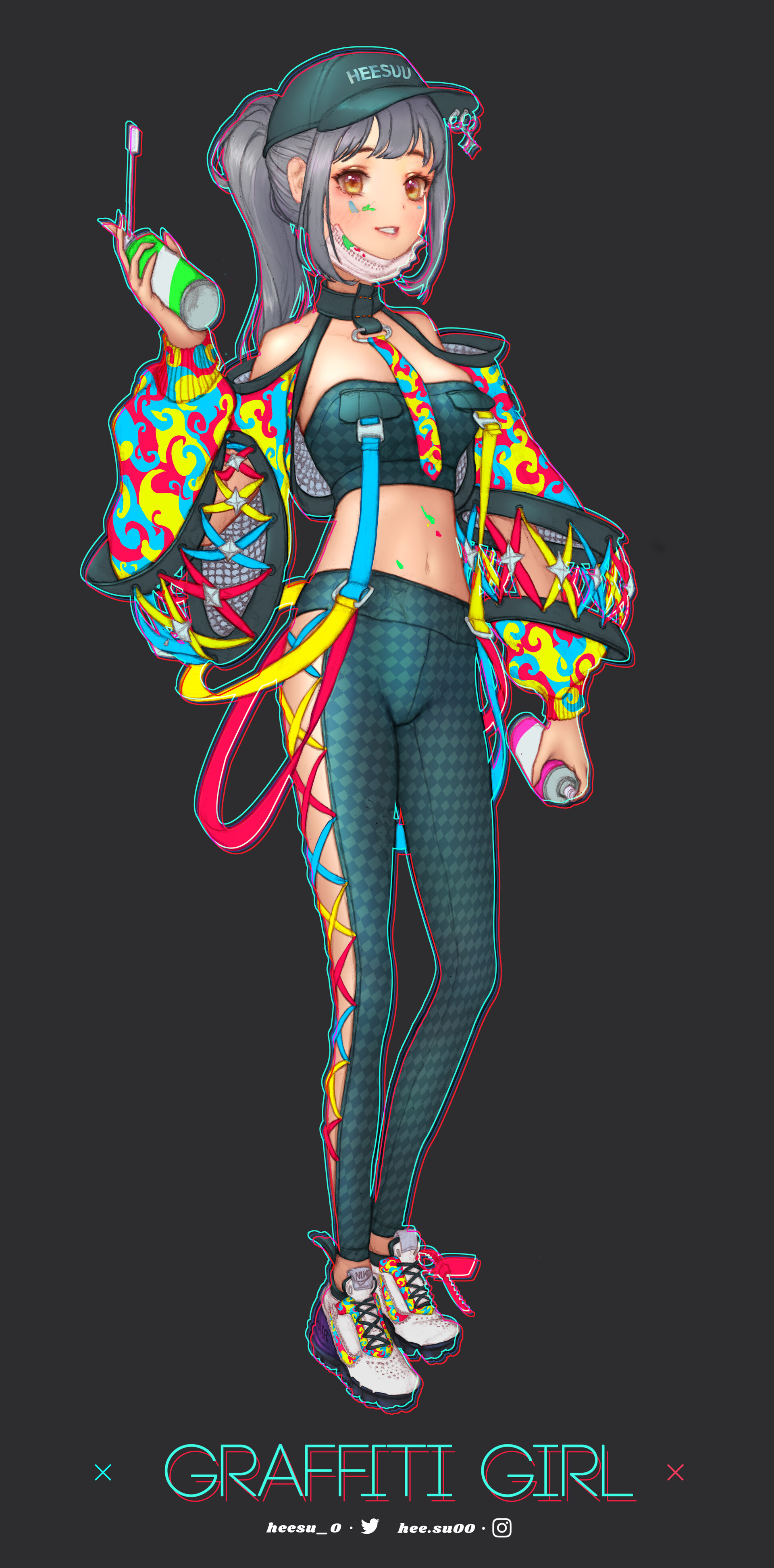 ArtStation - GRAFFITI GIRL