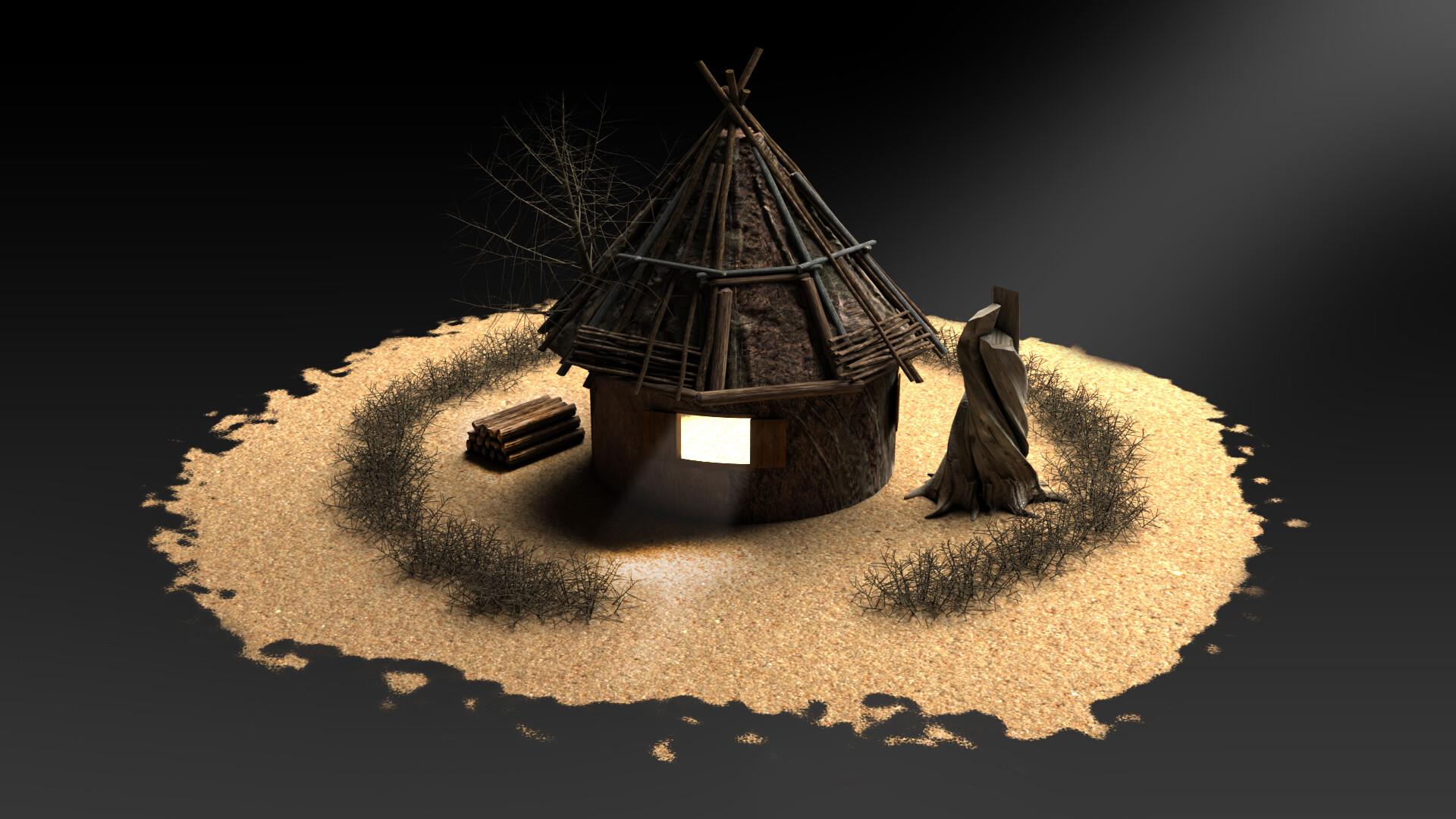 ArtStation - Desert House