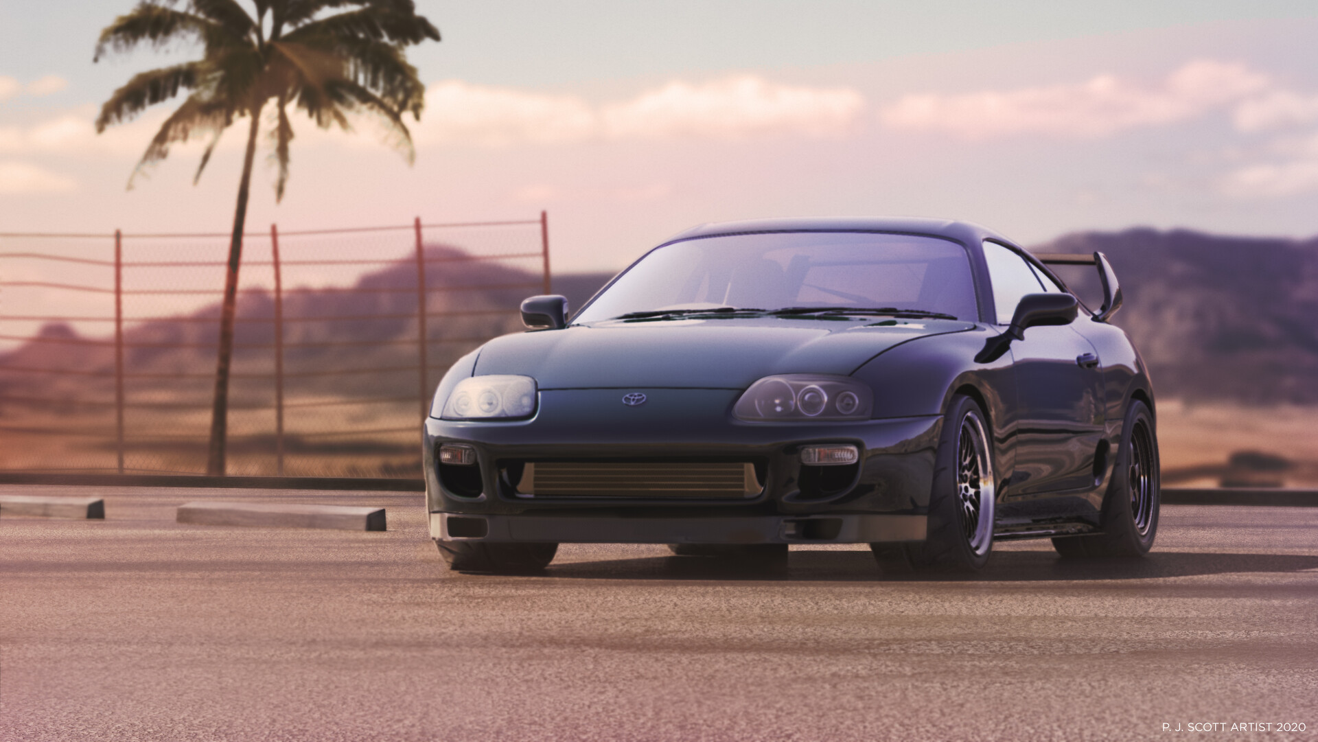 P J Scott Artist - Toyota Supra A80 Mk4