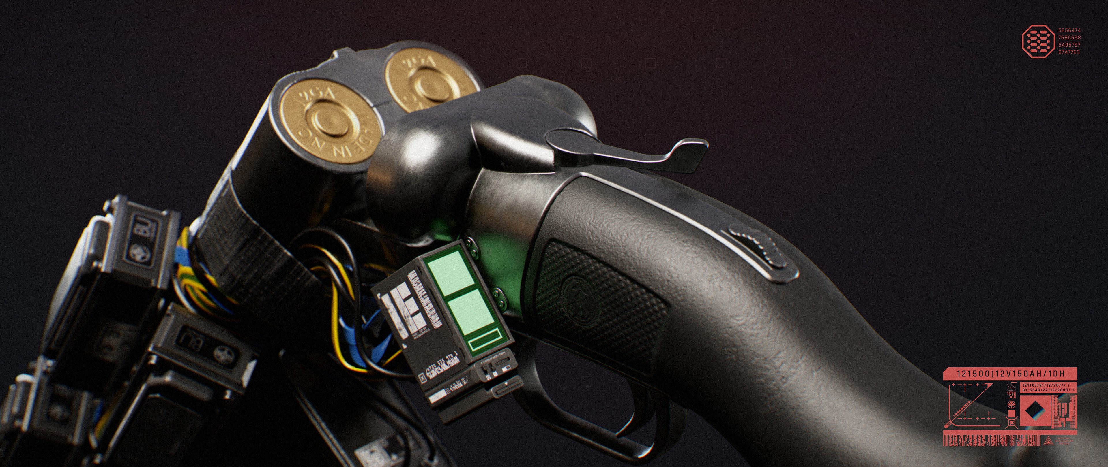 Andrew Gebert - Cyberpunk 2077 Tech Shotgun [DB-2 SATARA] FANART