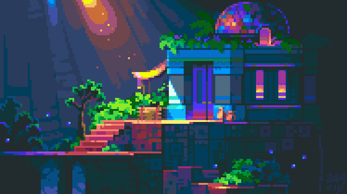 ArtStation - Botanist's House - Pixel Art