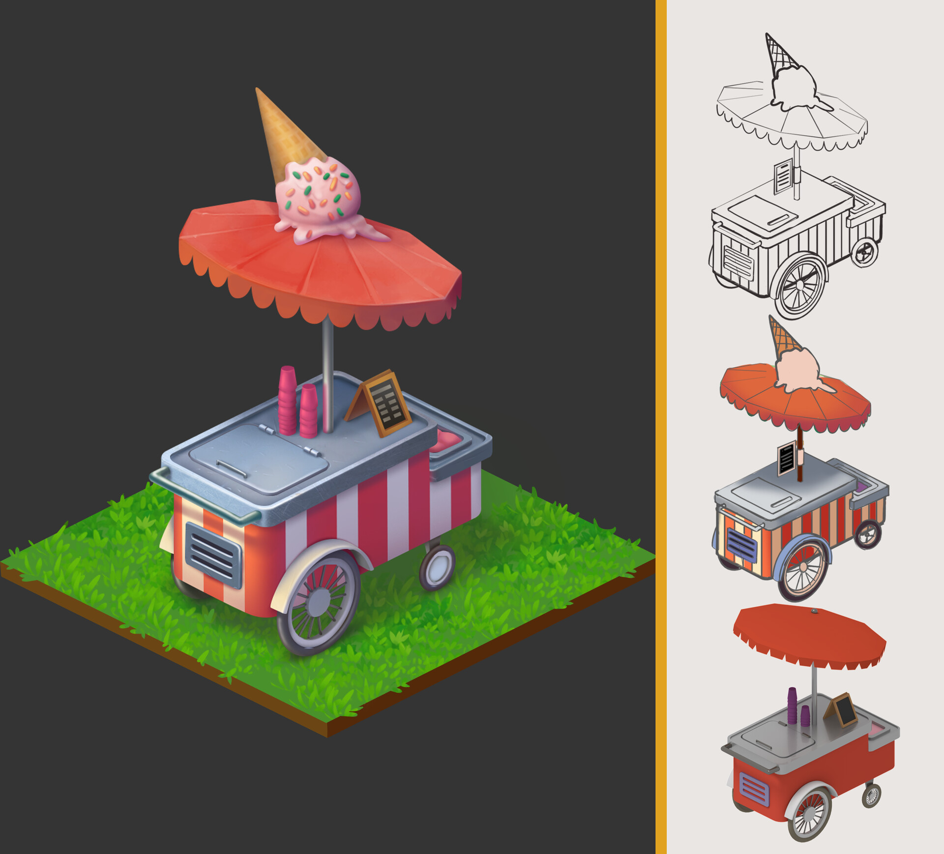 ArtStation - Ice cream